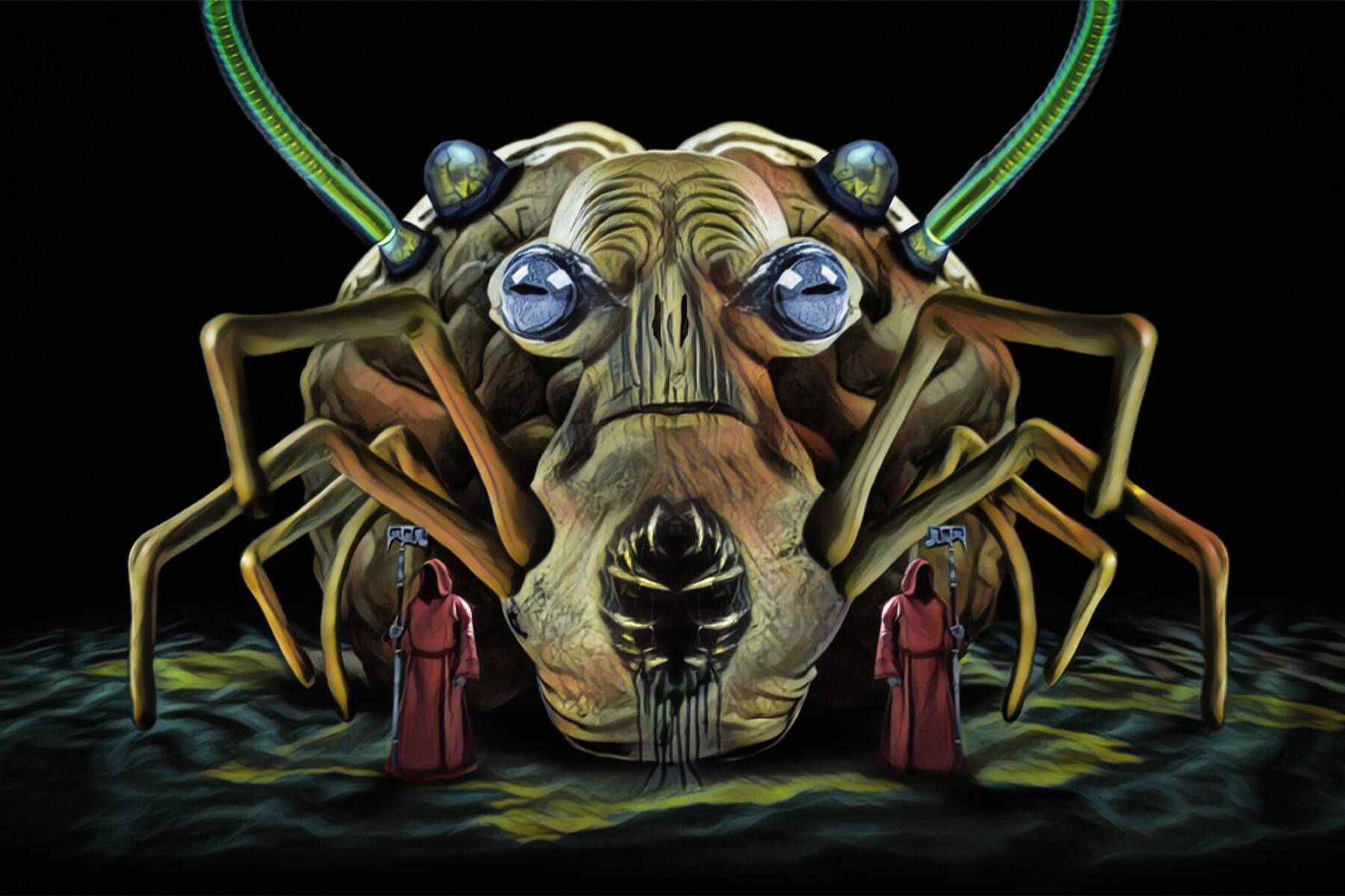 ArtStation - Alien Abomination / Villain Design