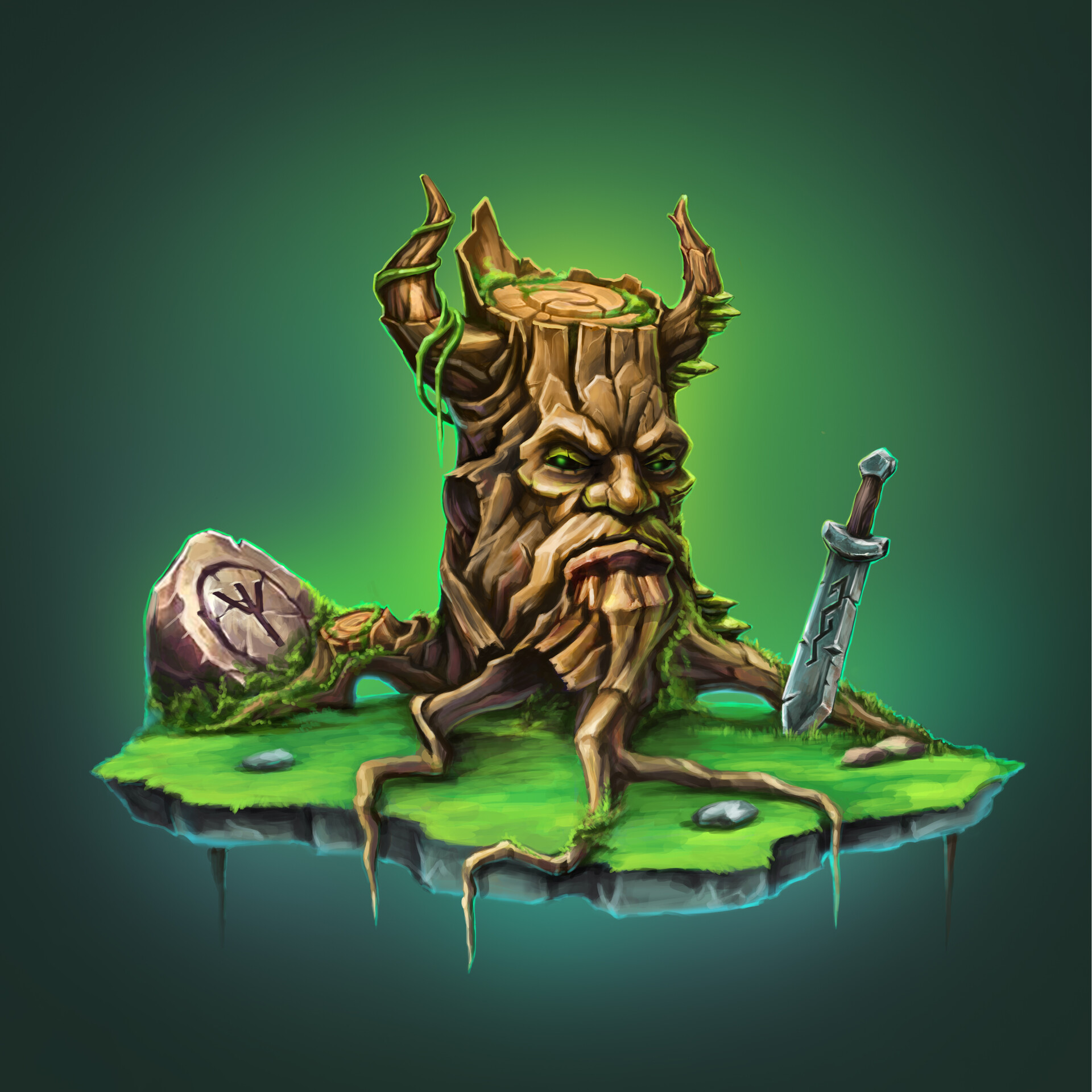 ArtStation - Druid tree