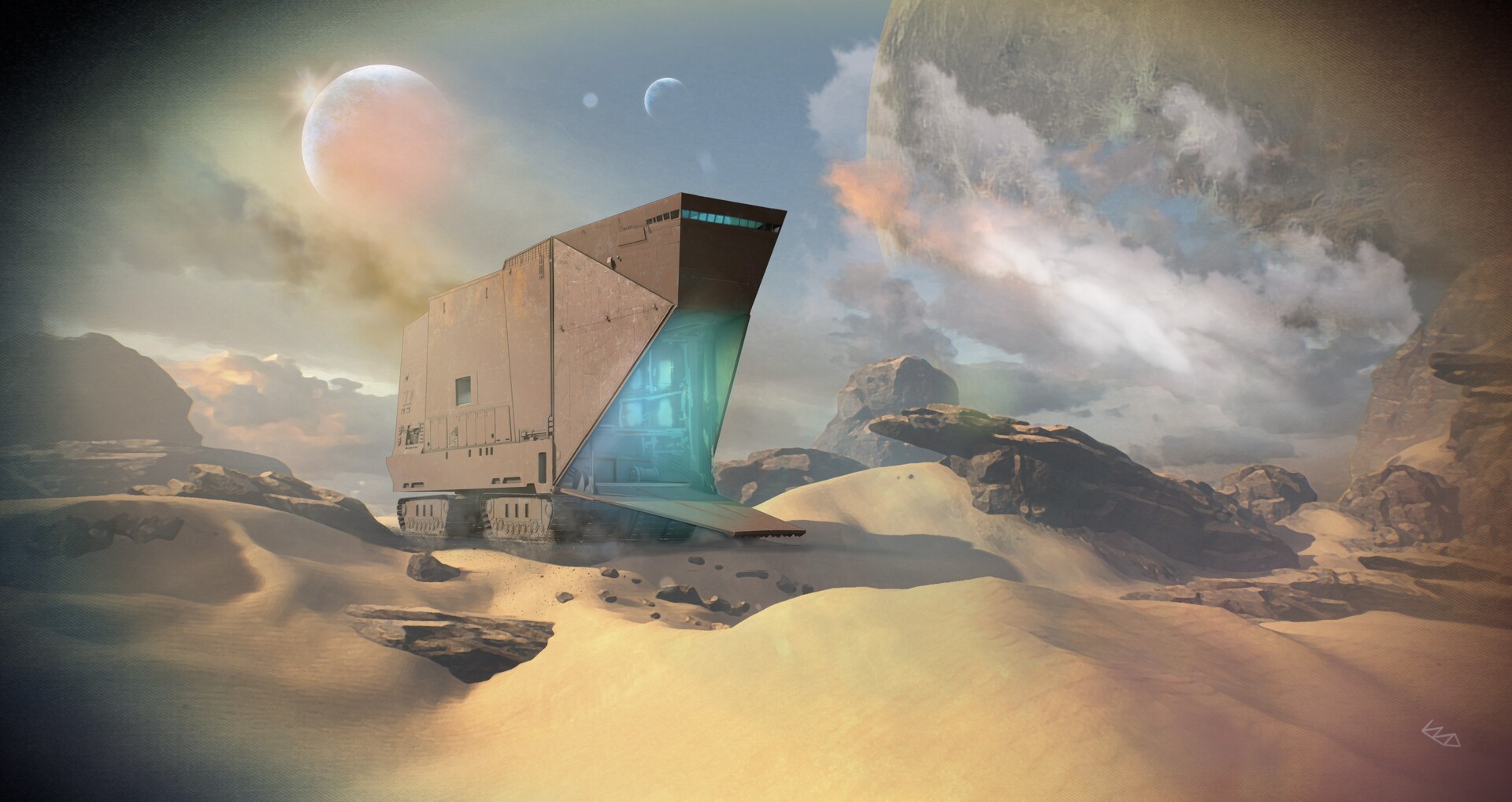 ArtStation - Sandcrawler - fan art