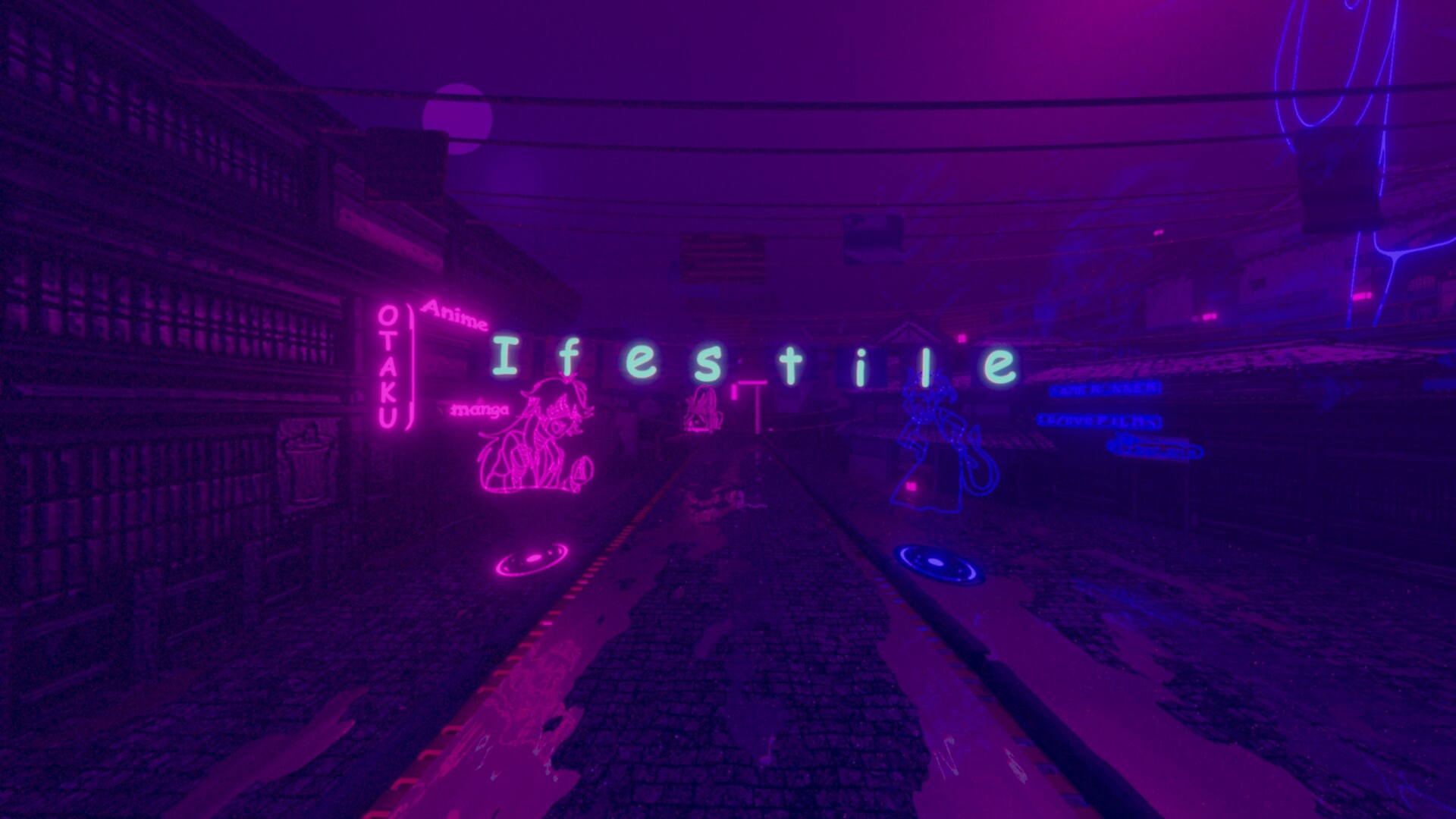 ArtStation - Baner Neon stylistic