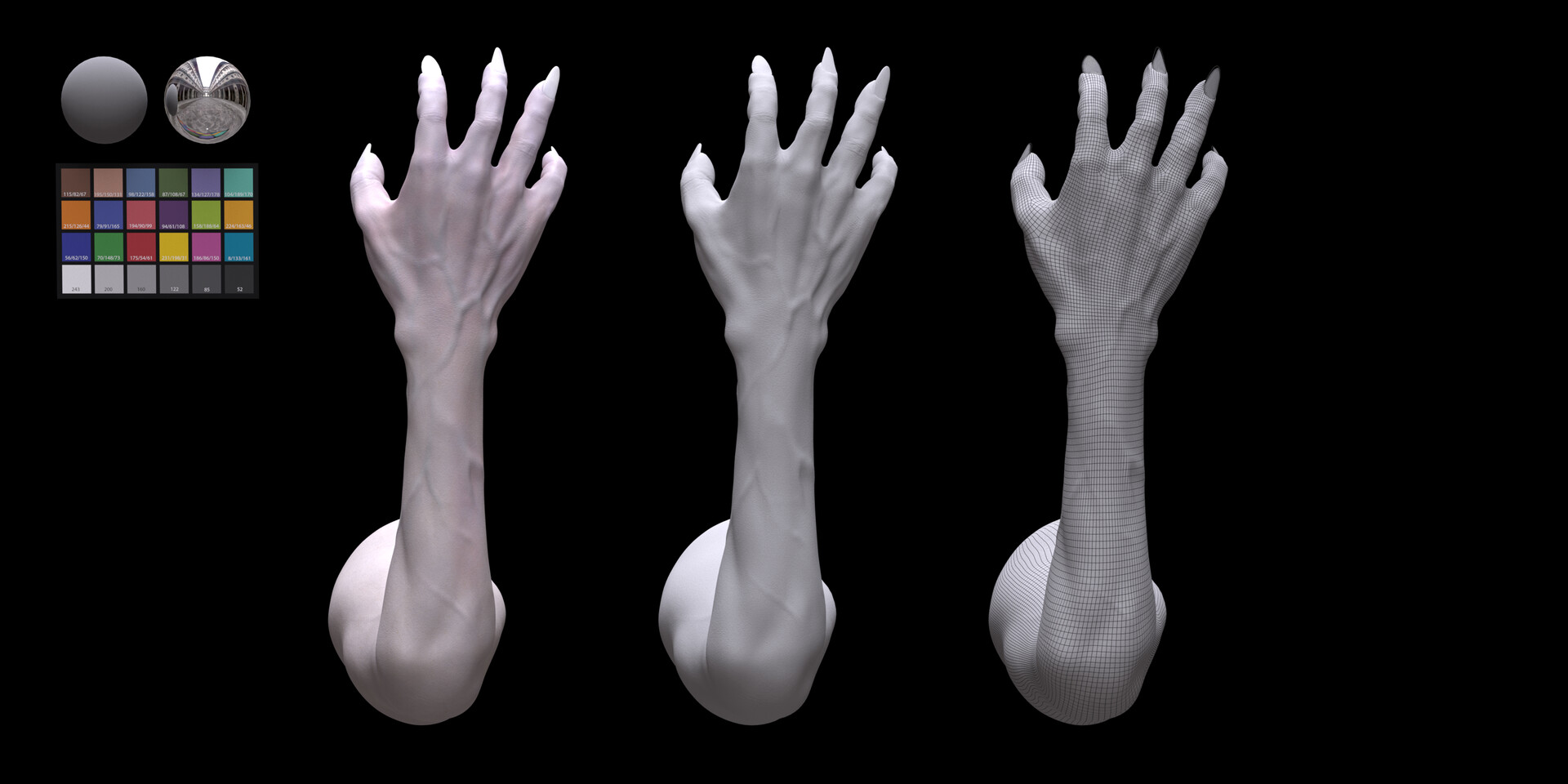 ArtStation - Kokkaemi - Hand Look Dev