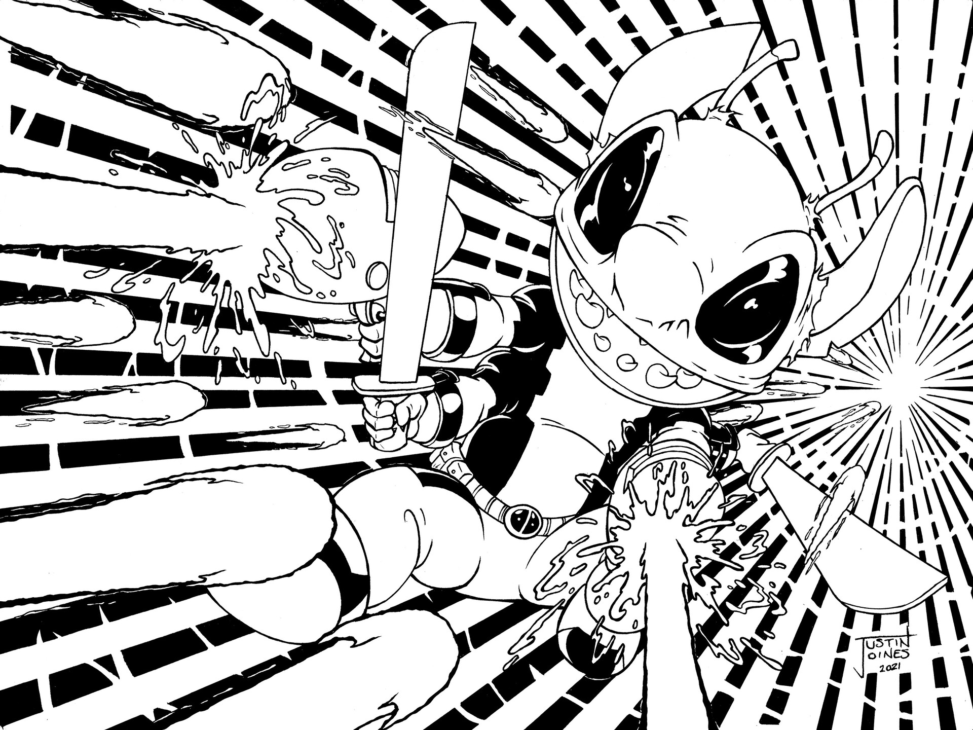 ArtStation - Stitch-pool inks