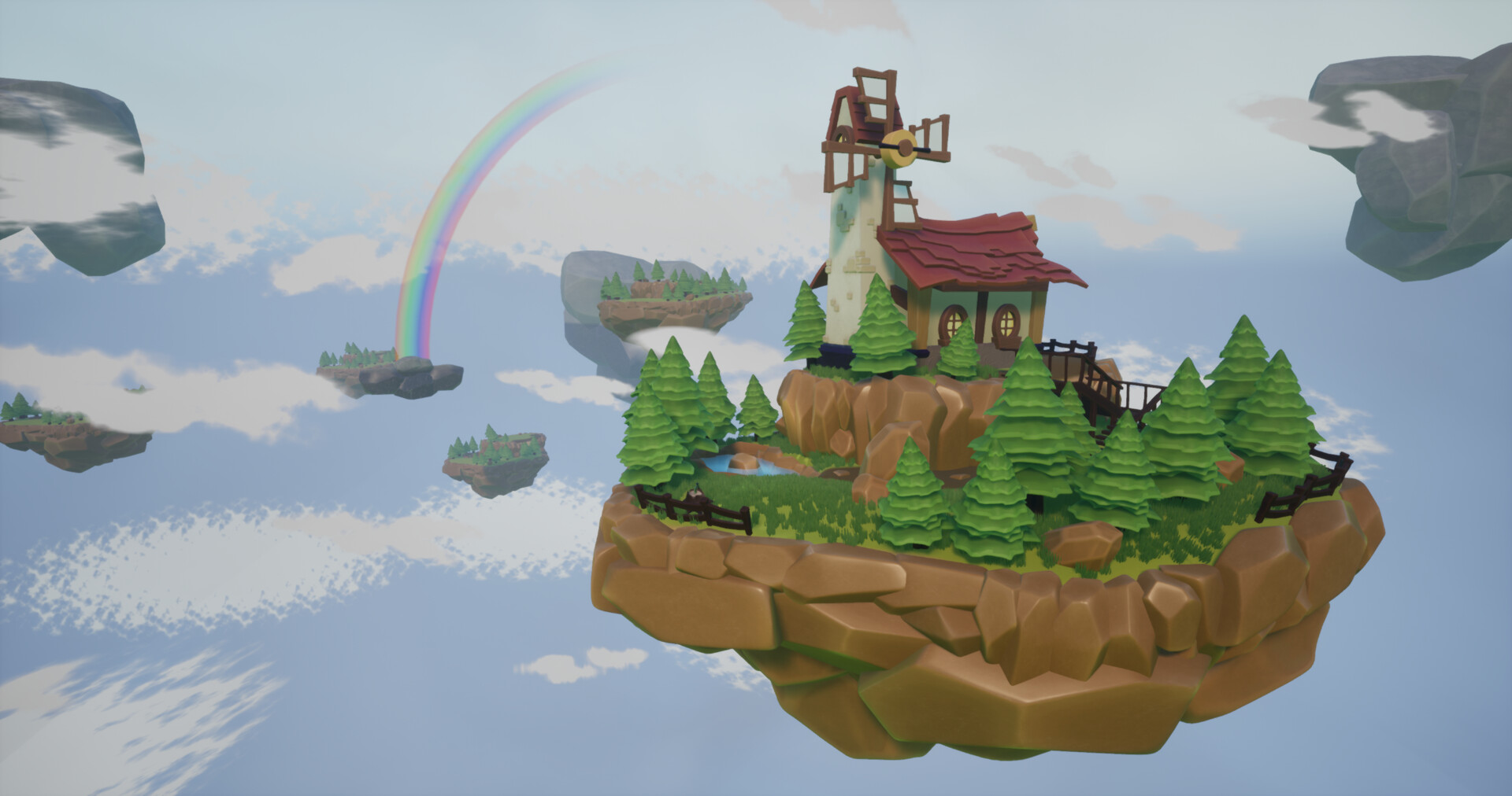 Jayson Camana - Stylized Floating Island