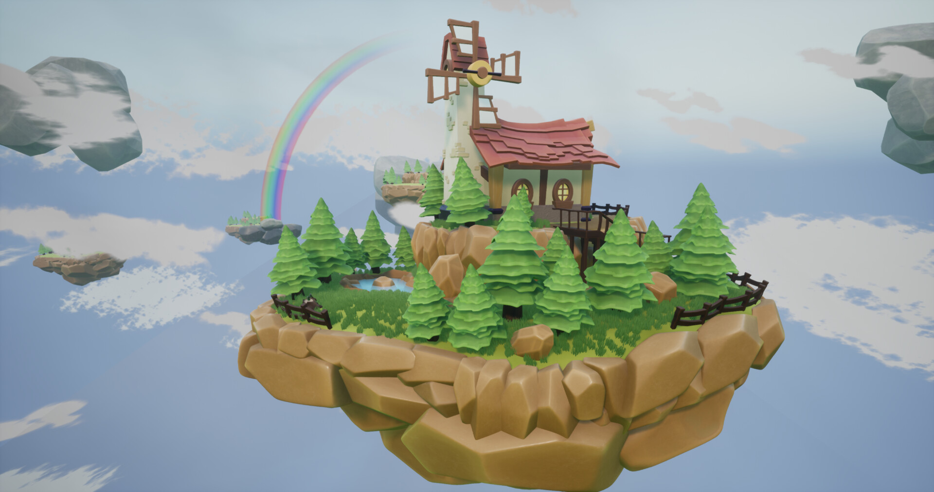 Jayson Camana - Stylized Floating Island