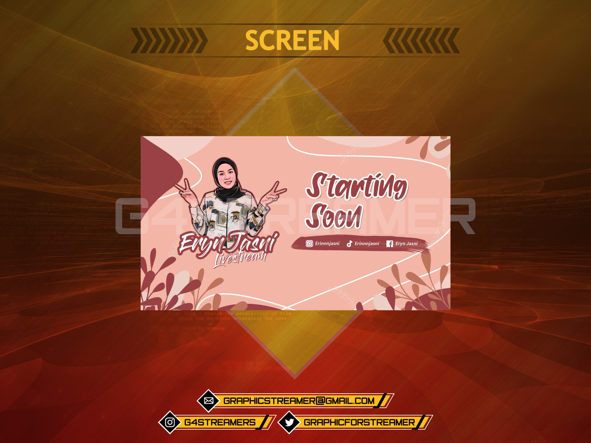 ArtStation - Pink Starting Screen