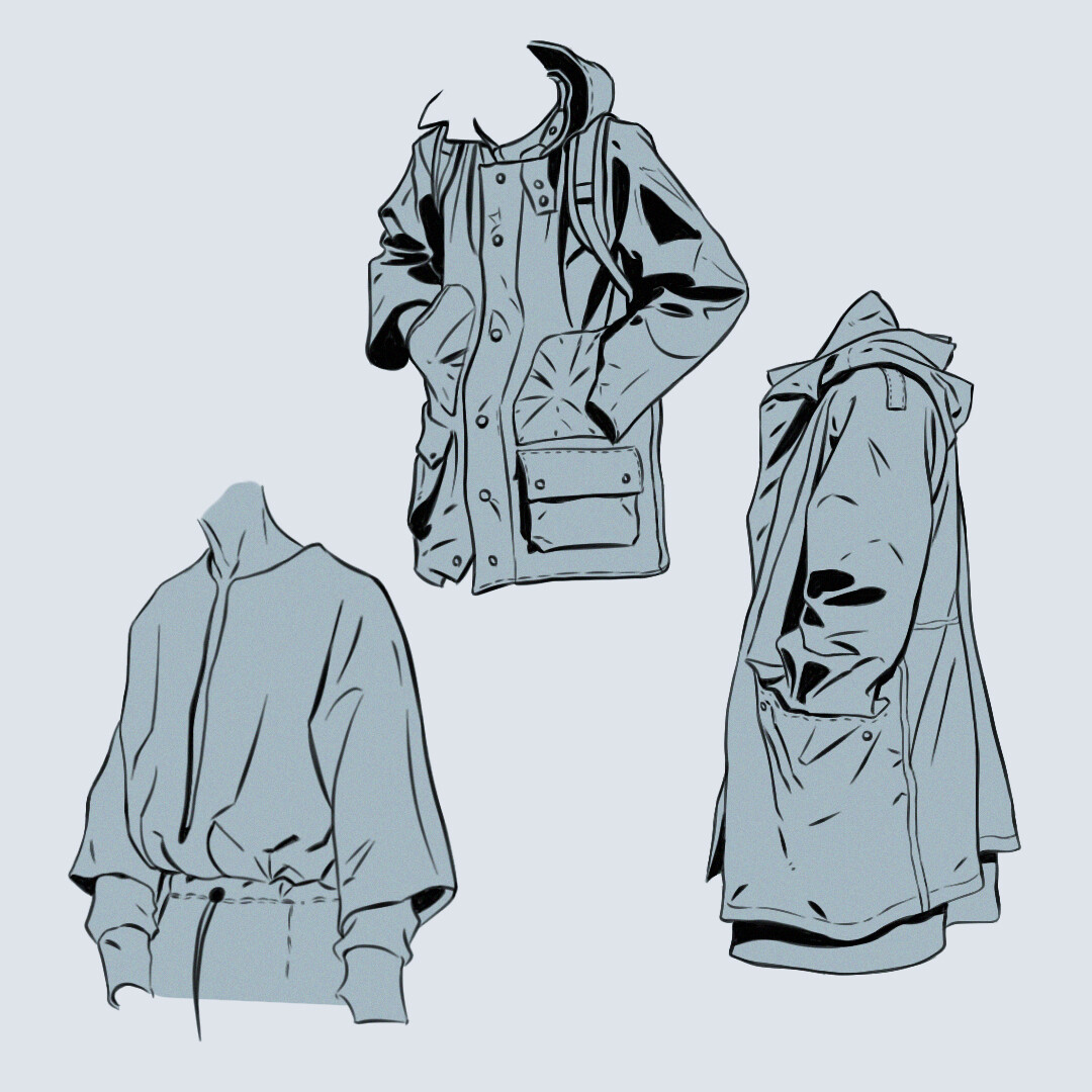 ArtStation - Clothes studies
