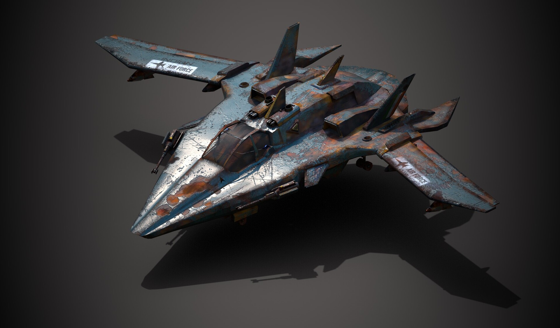 ArtStation - Rusted Plane