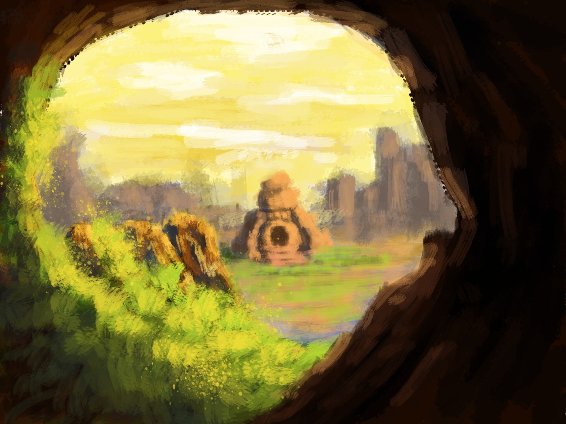 ArtStation - Quick Environment sketch