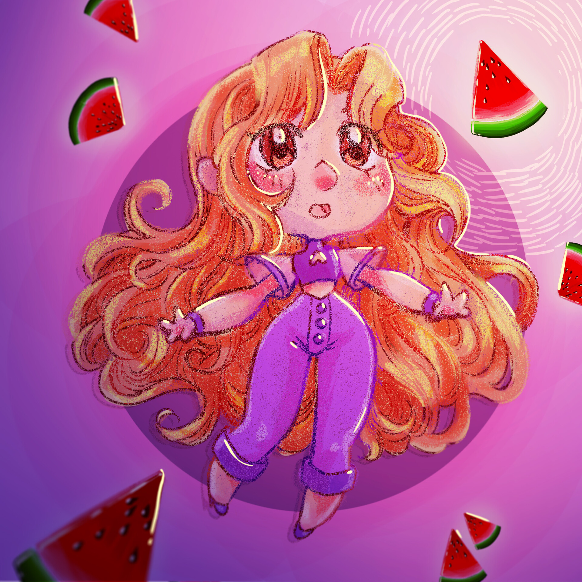 ArtStation - Watermelon's princess