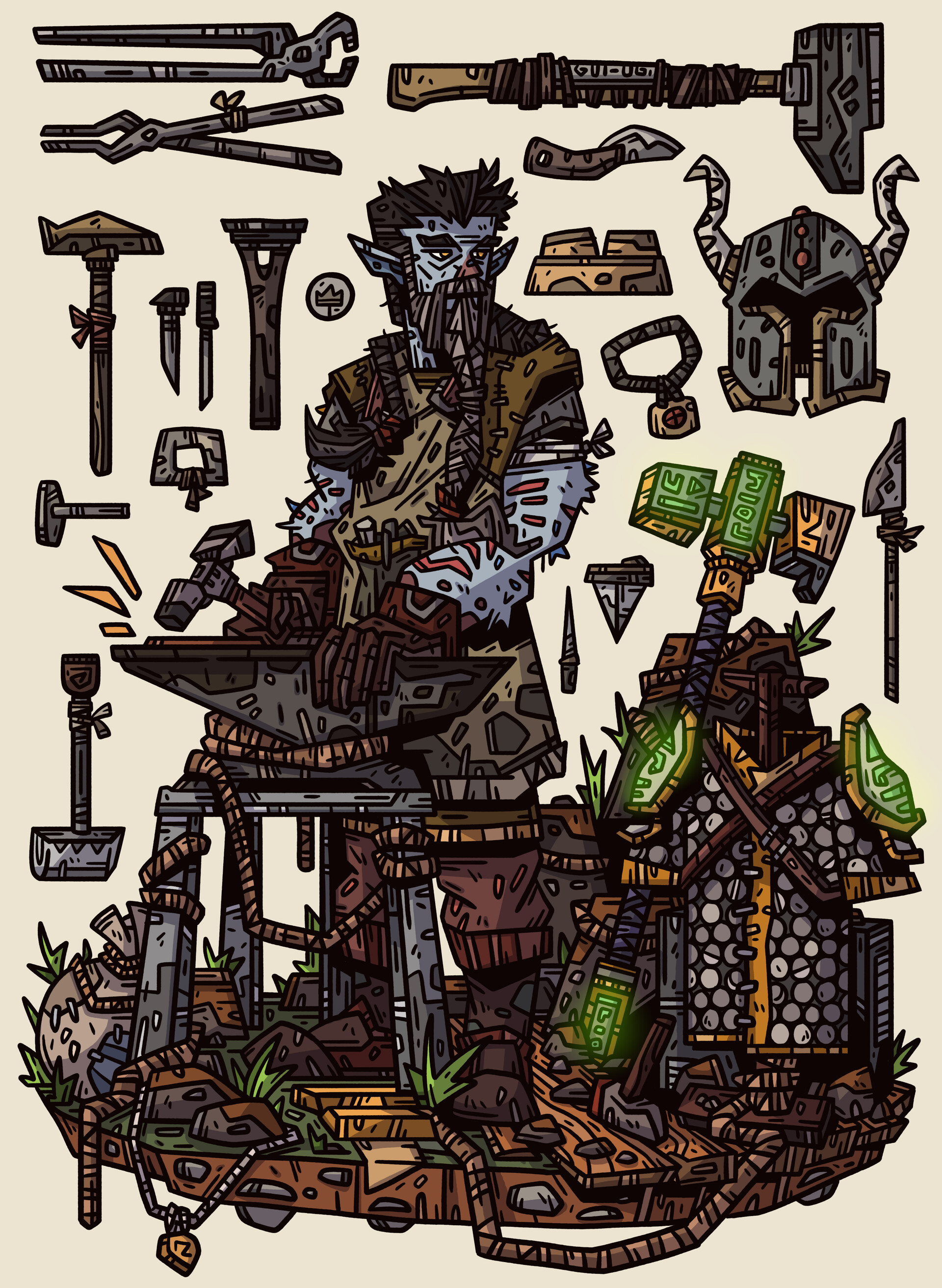 ArtStation - Just an Ordinary Blacksmith