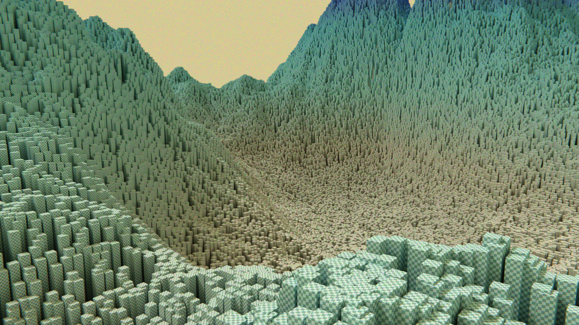 ArtStation - Cubic mountains