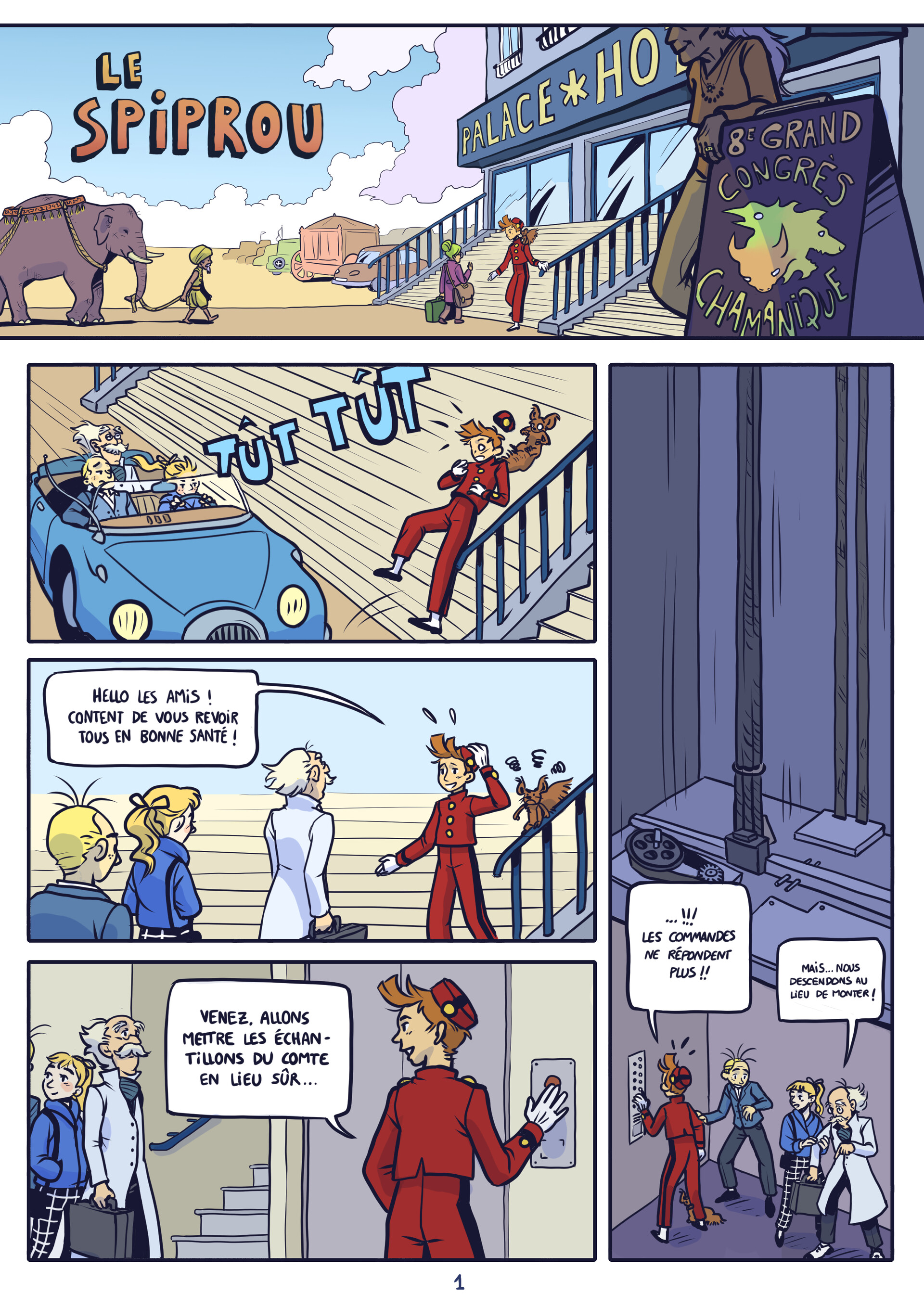 ArtStation - French comic styled commission