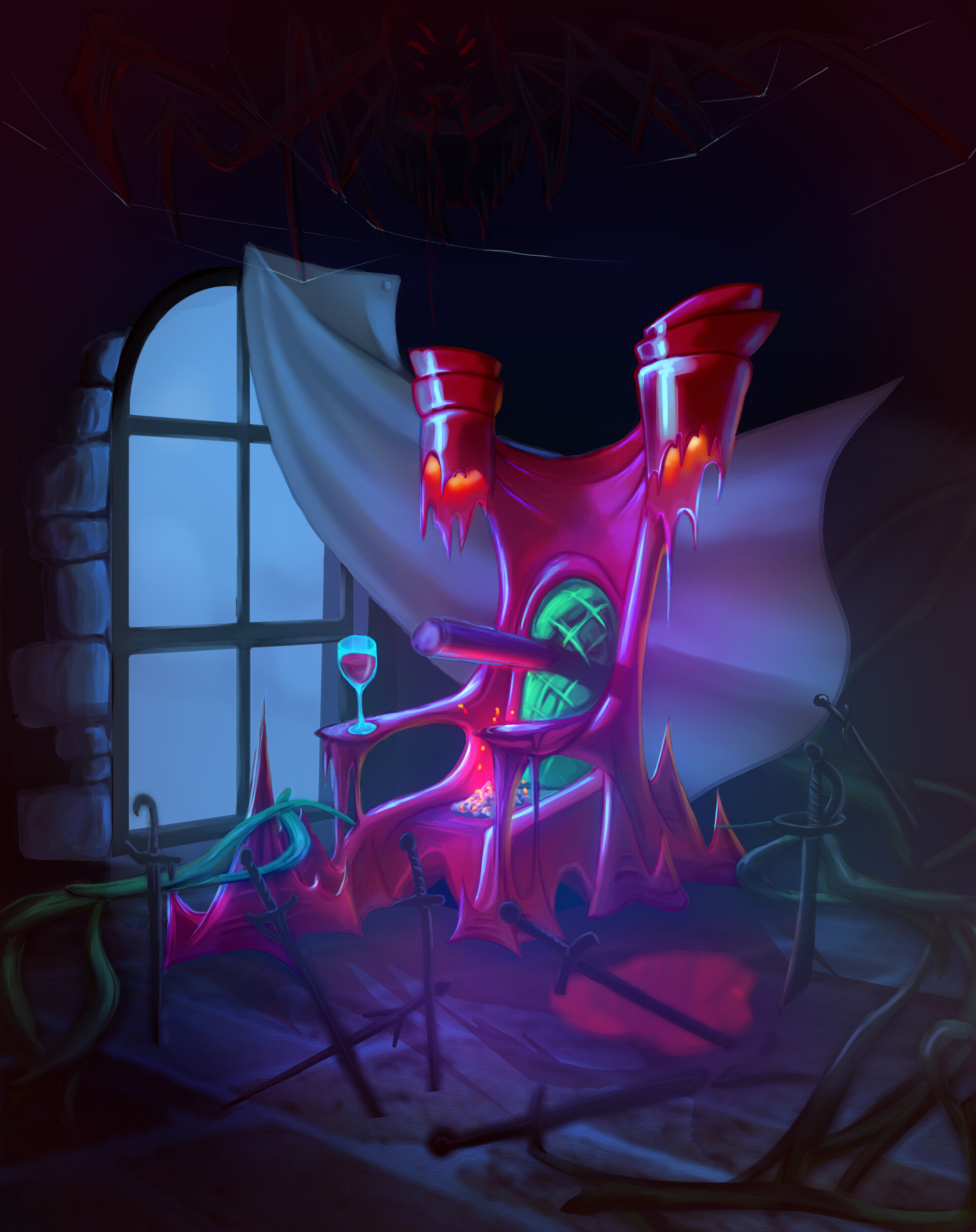 ArtStation - Vampire's king throne