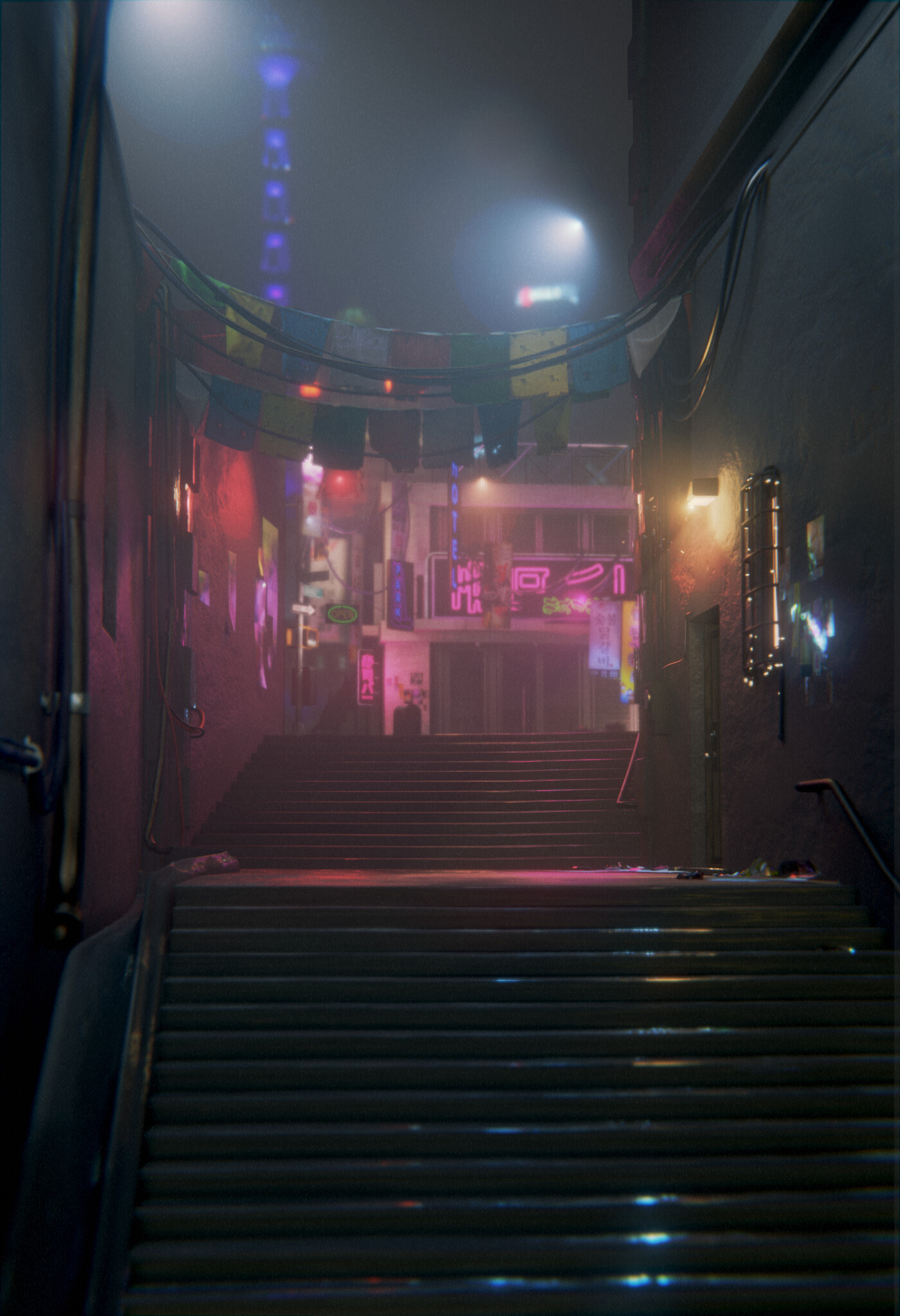 ArtStation - Hidden Alleyway