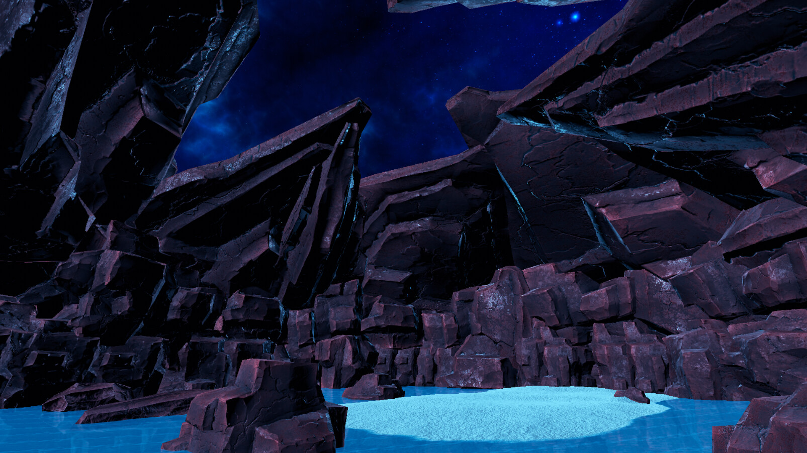 ArtStation - Beach Cave Pit