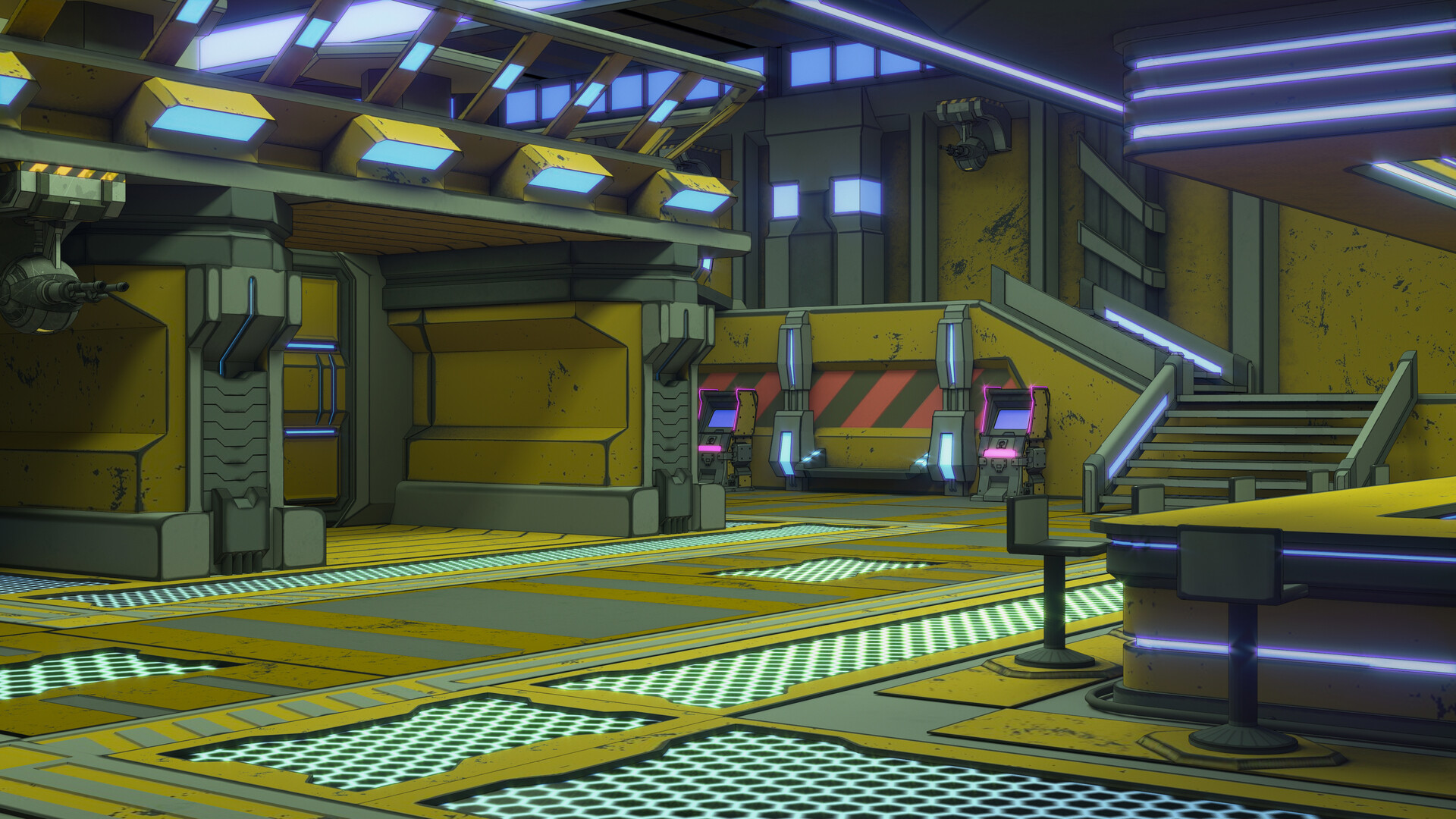 ArtStation - Sci-fi bar