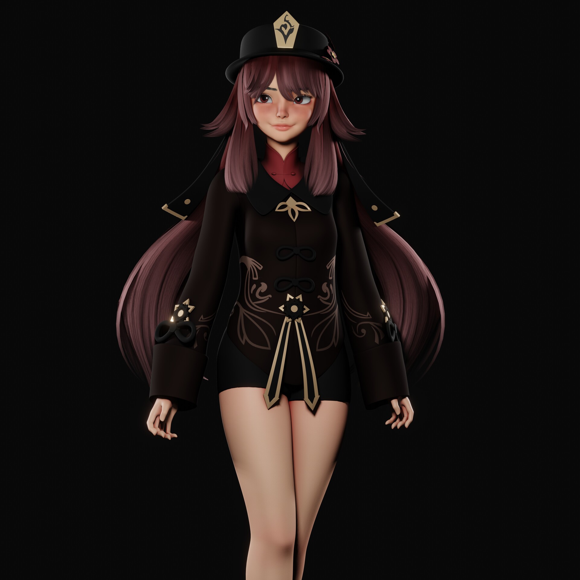 ArtStation - HUTAO (GENSHIN IMPACT) FANART PART 2