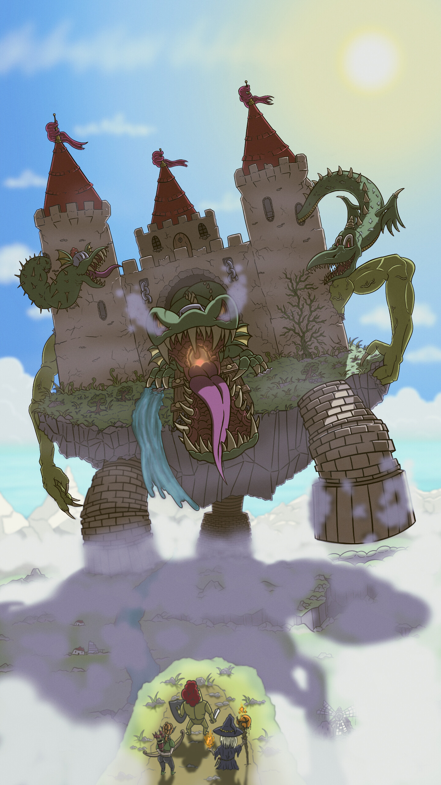 ArtStation - The Castle Dragon