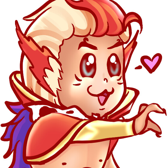 ArtStation - Rakan's love and affection emote