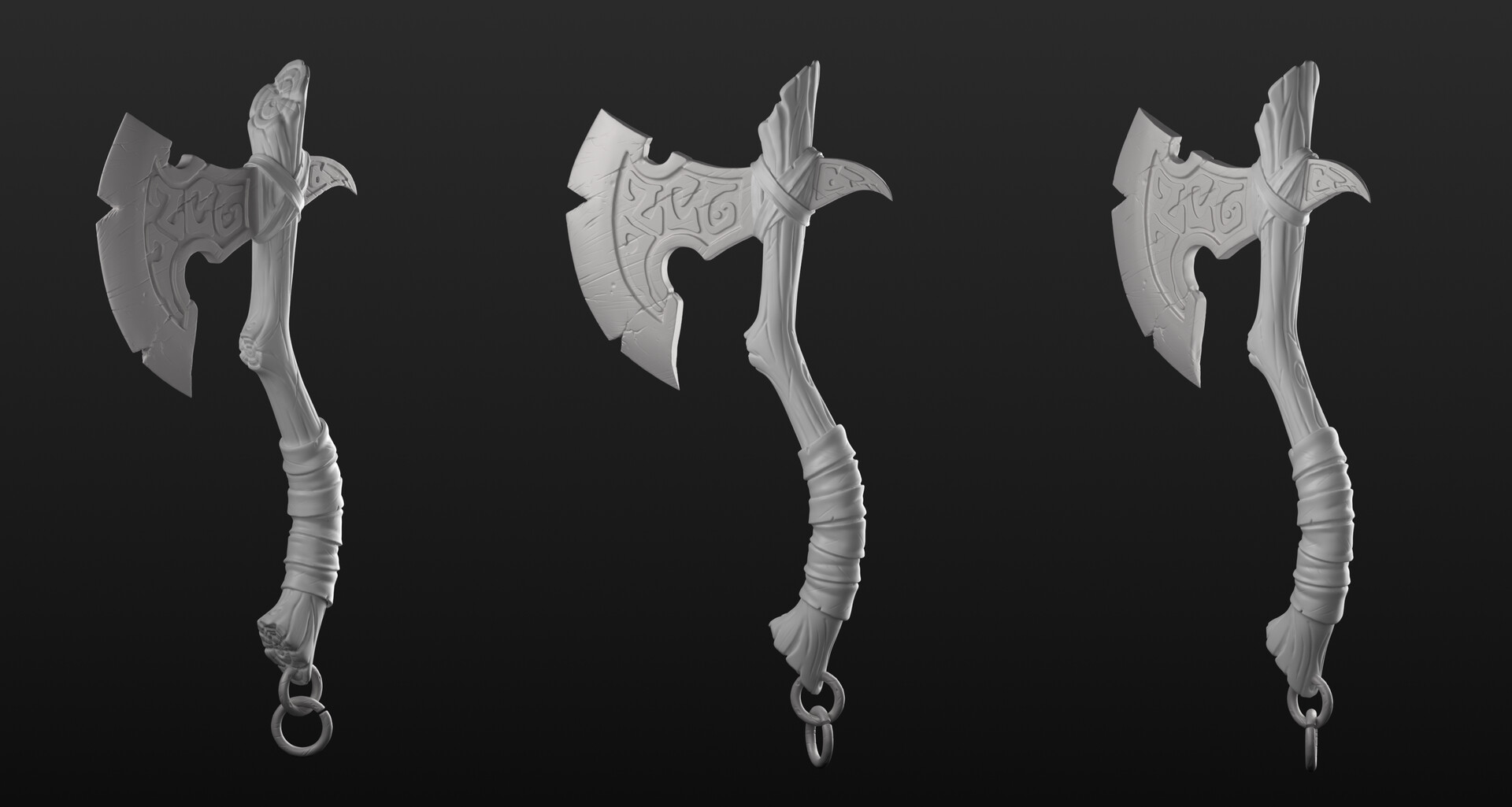 ArtStation - Axe game ready asset study