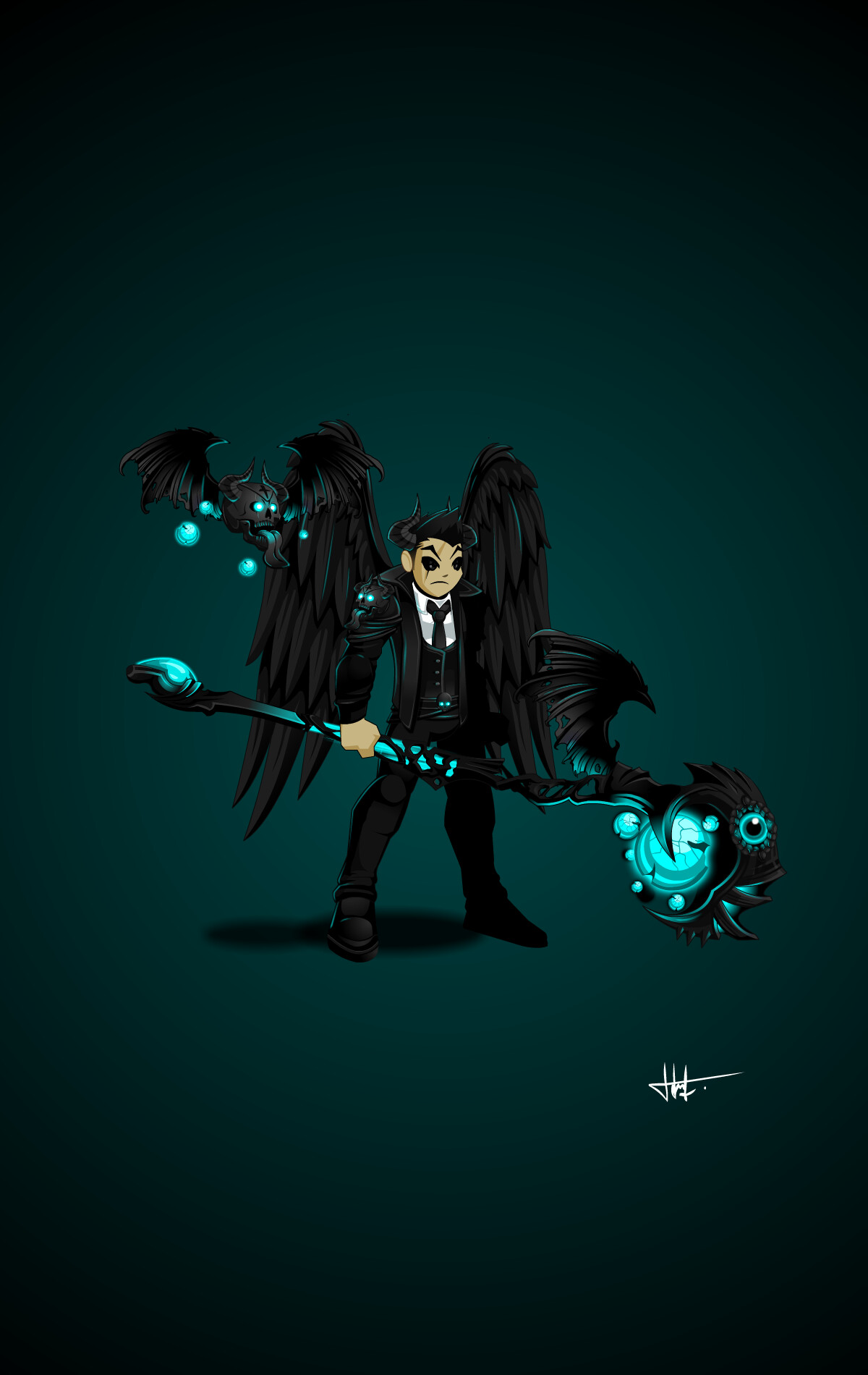 ArtStation - Formal Fallen Angel Set