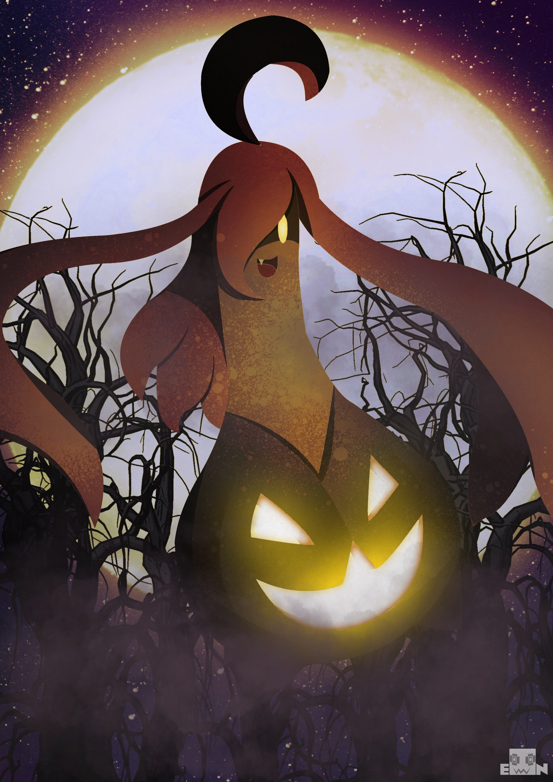 ArtStation - Gourgeist - The Creepy Pumpkin