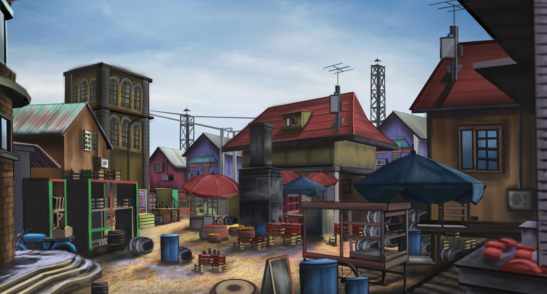 ArtStation - game concept work