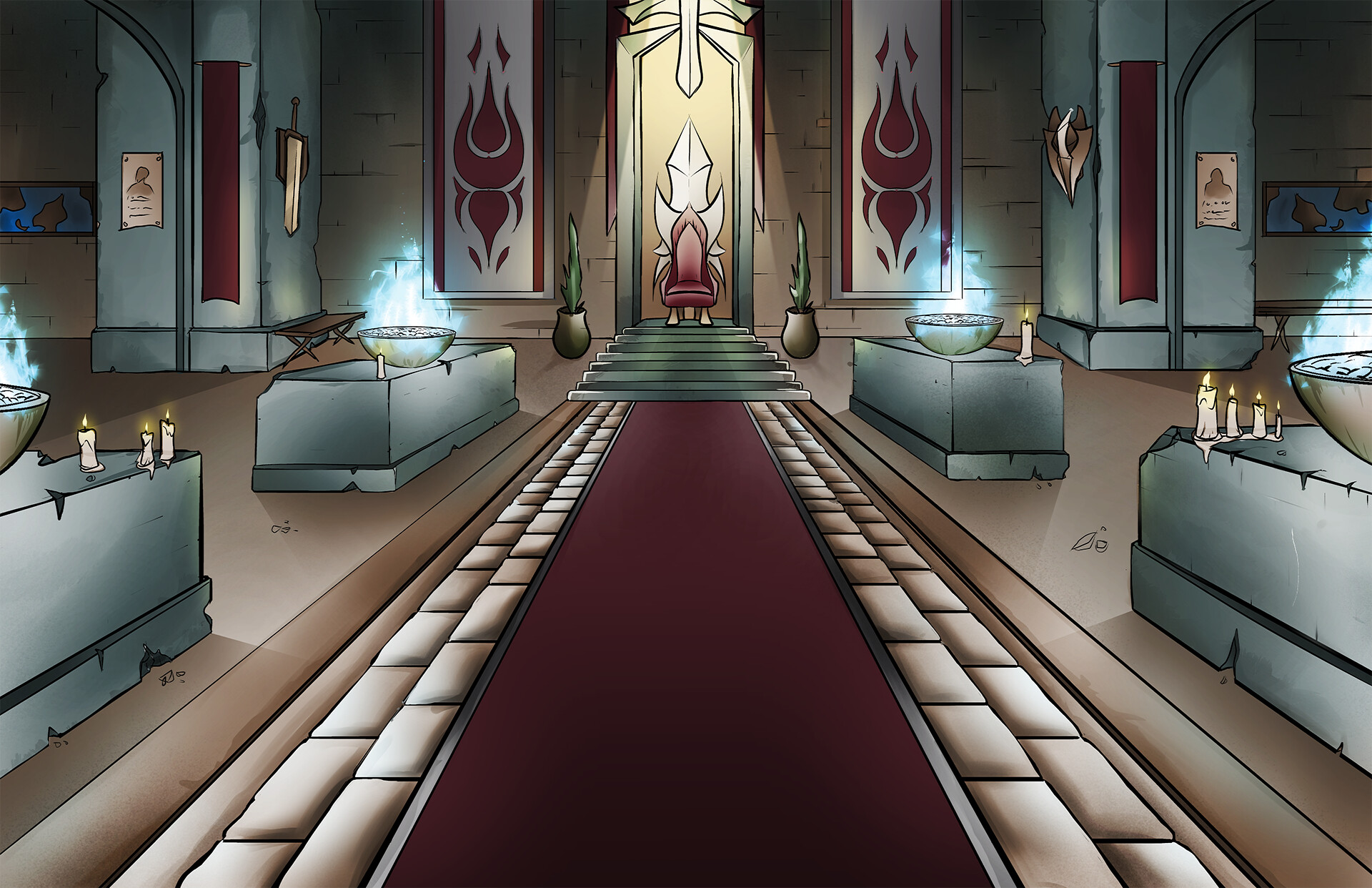 ArtStation - Castle interior Concept