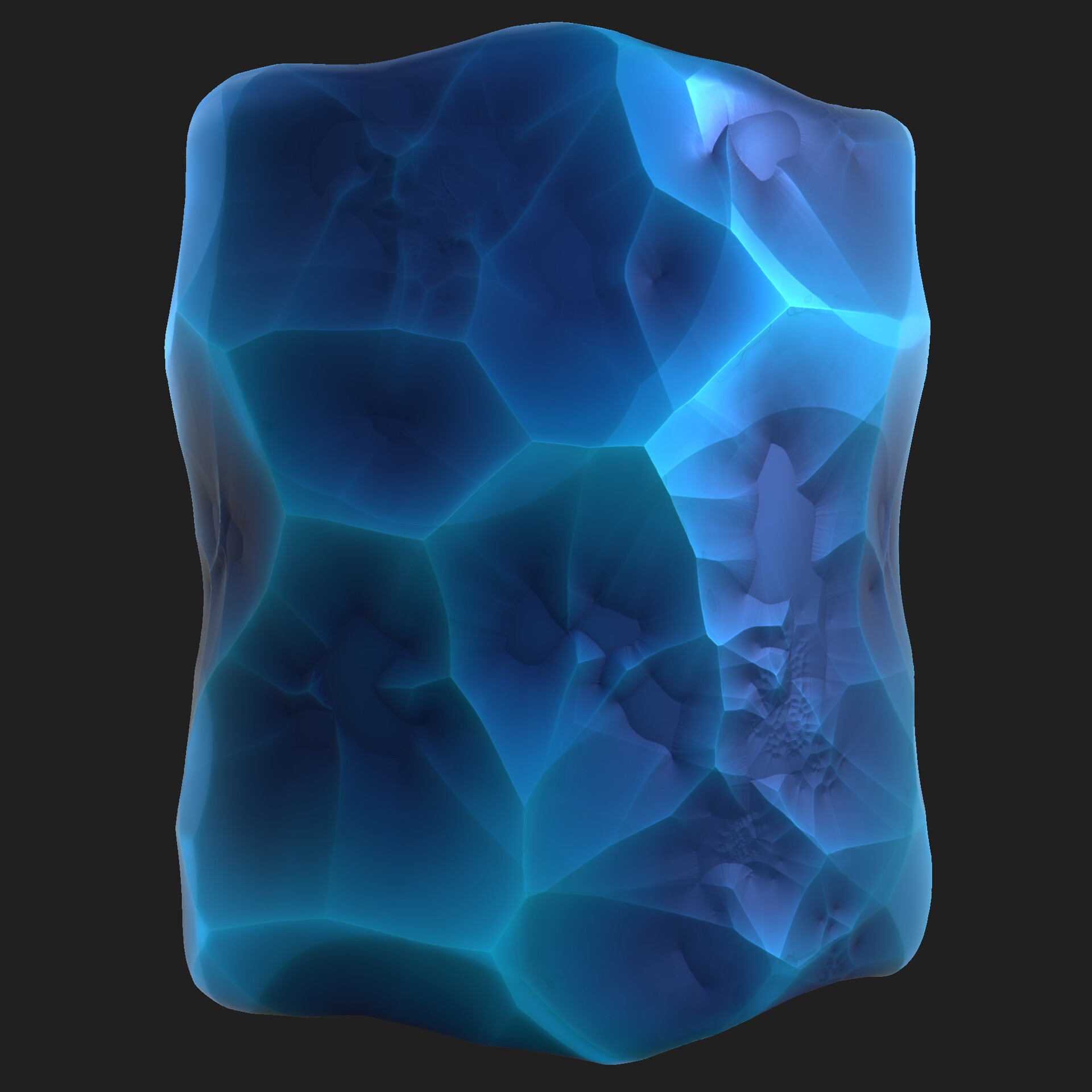 ArtStation - Stylized ice material