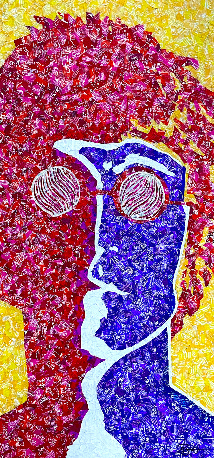 Daniel Scott - John Lennon – Candy Wrapper Portrait