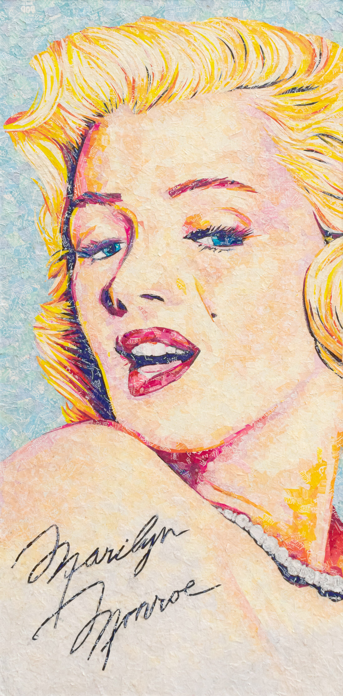 Daniel Scott - Marilyn Monroe – Candy Wrapper Portrait