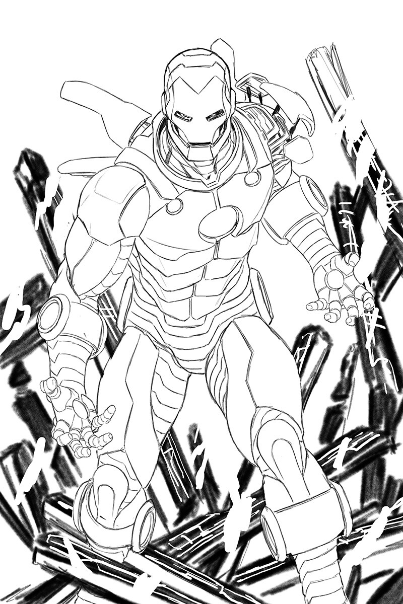iron man mark 1 coloring pages