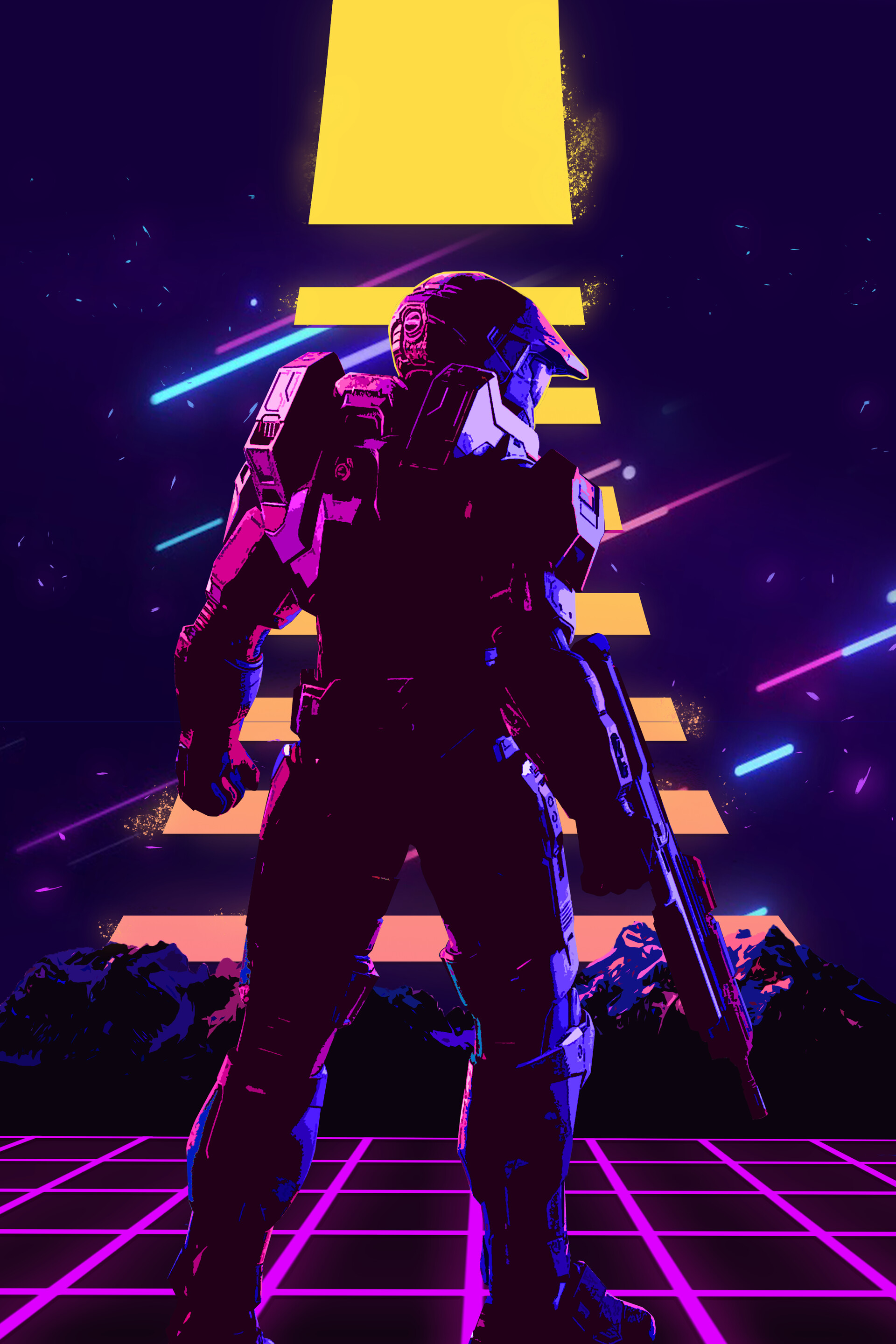 ArtStation - Retro Master Chief