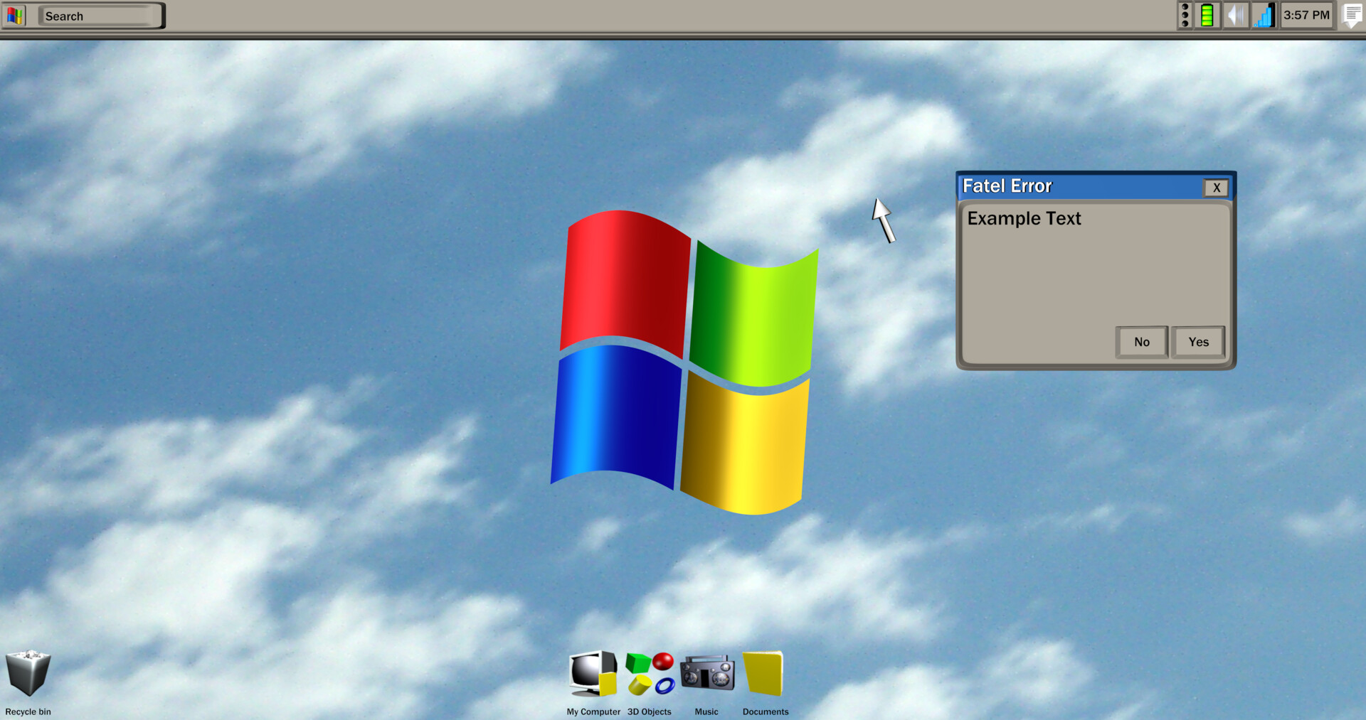 ArtStation - 3D Desktop Example