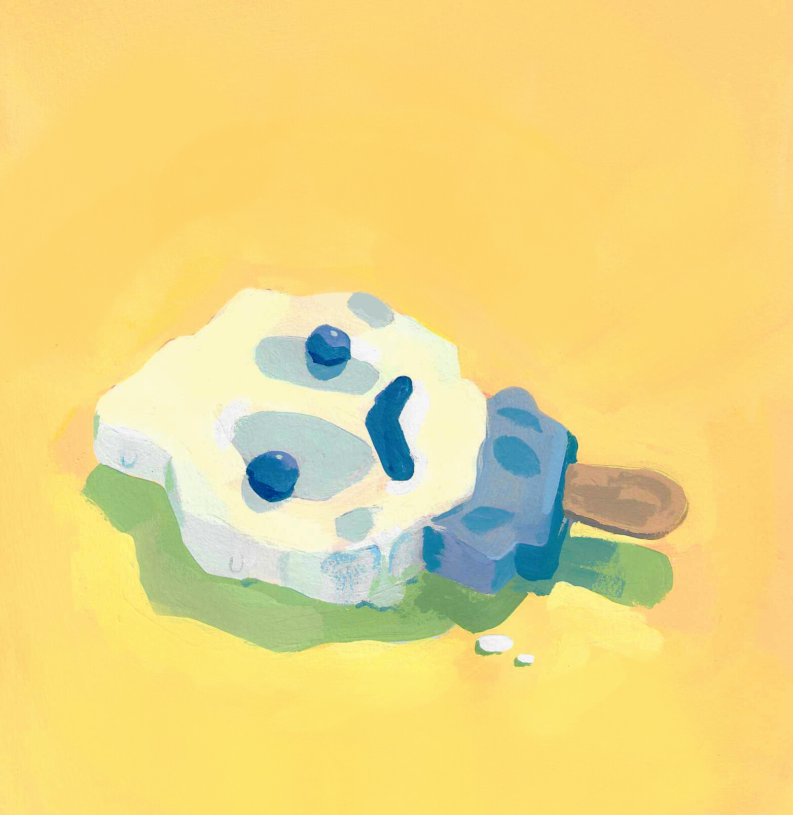 ArtStation - Vanillite pokémon bubblegum ice cream