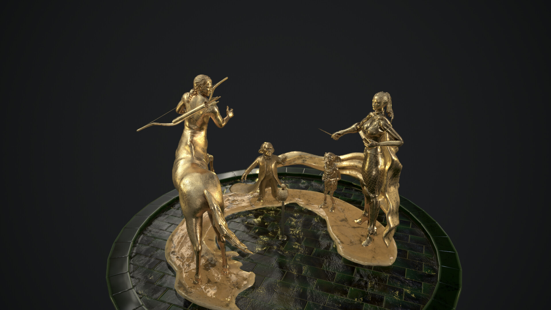 ArtStation - Fountain of Magical Brethren