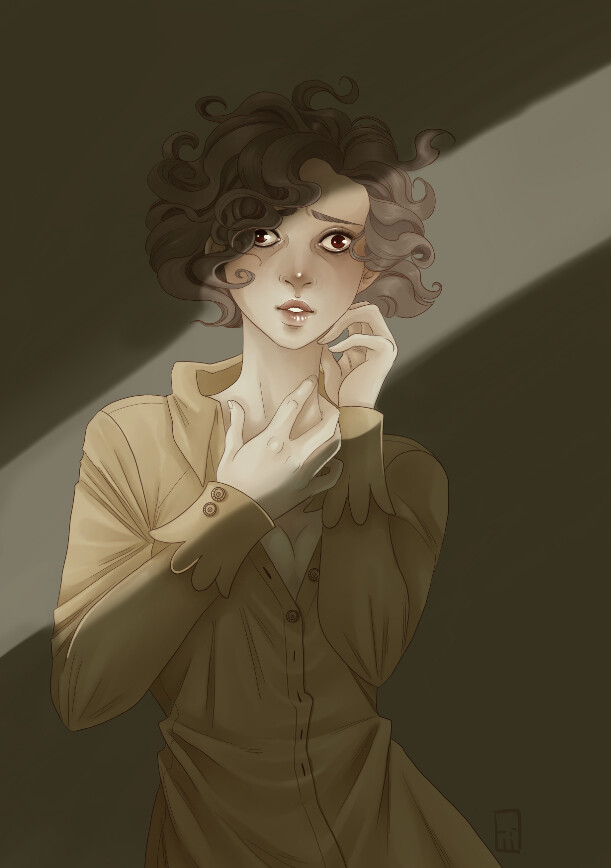 ArtStation - Redrawing an old oc