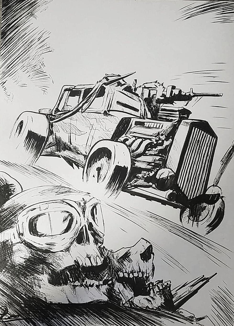 ArtStation - mad max illustration