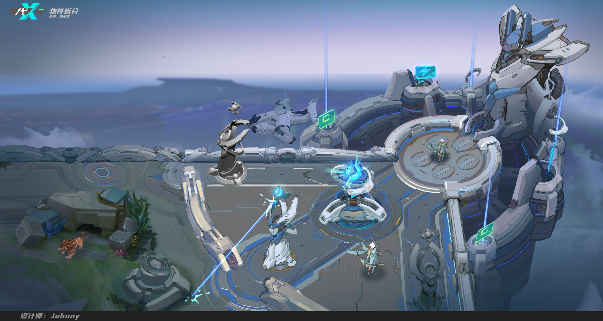 ArtStation - Si-FI moba base design