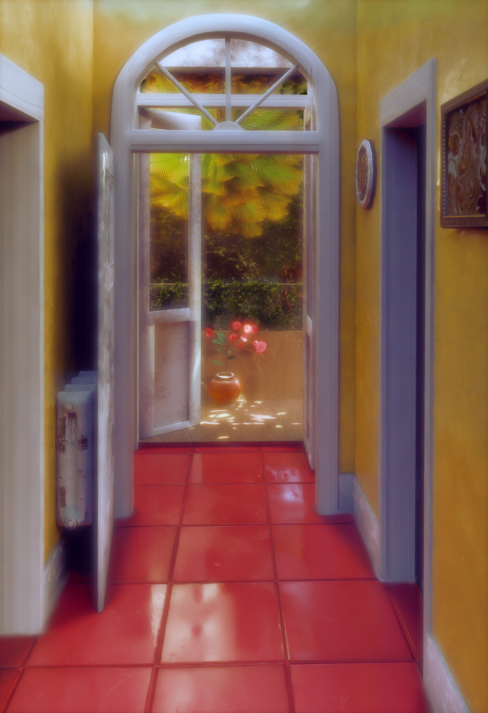 ArtStation - Re-creation of 'Back-Door' by Aldo Balding