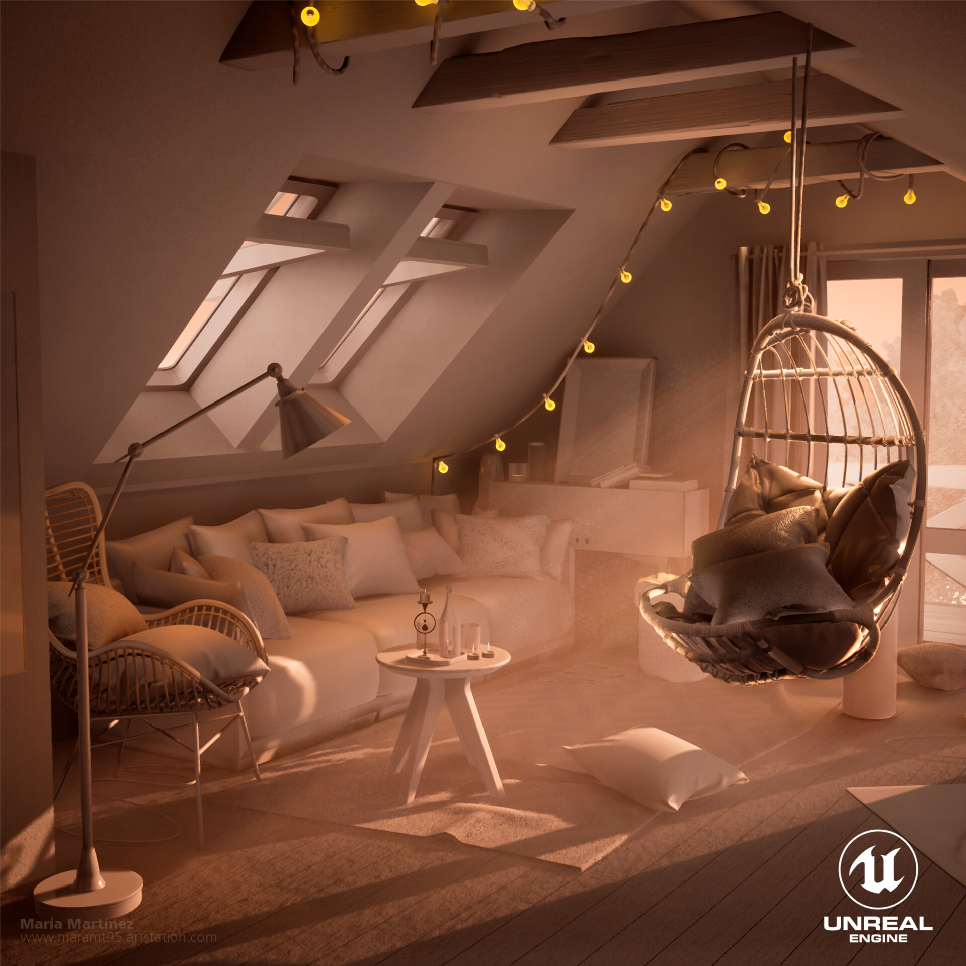 María Martínez - [UE4] Archviz Light Study