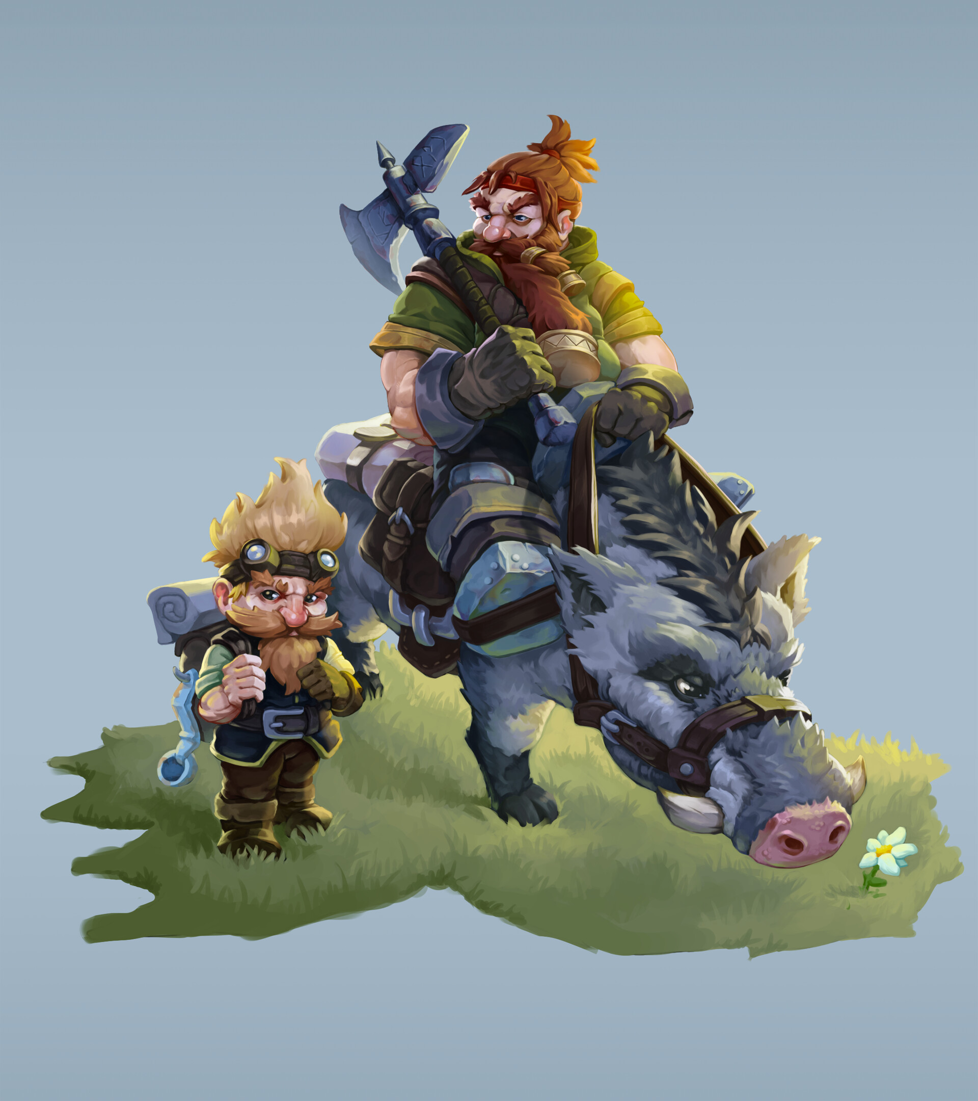 ArtStation - Dwarf and gnome