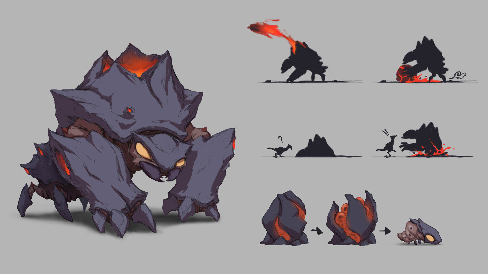 ArtStation - lava bug concept
