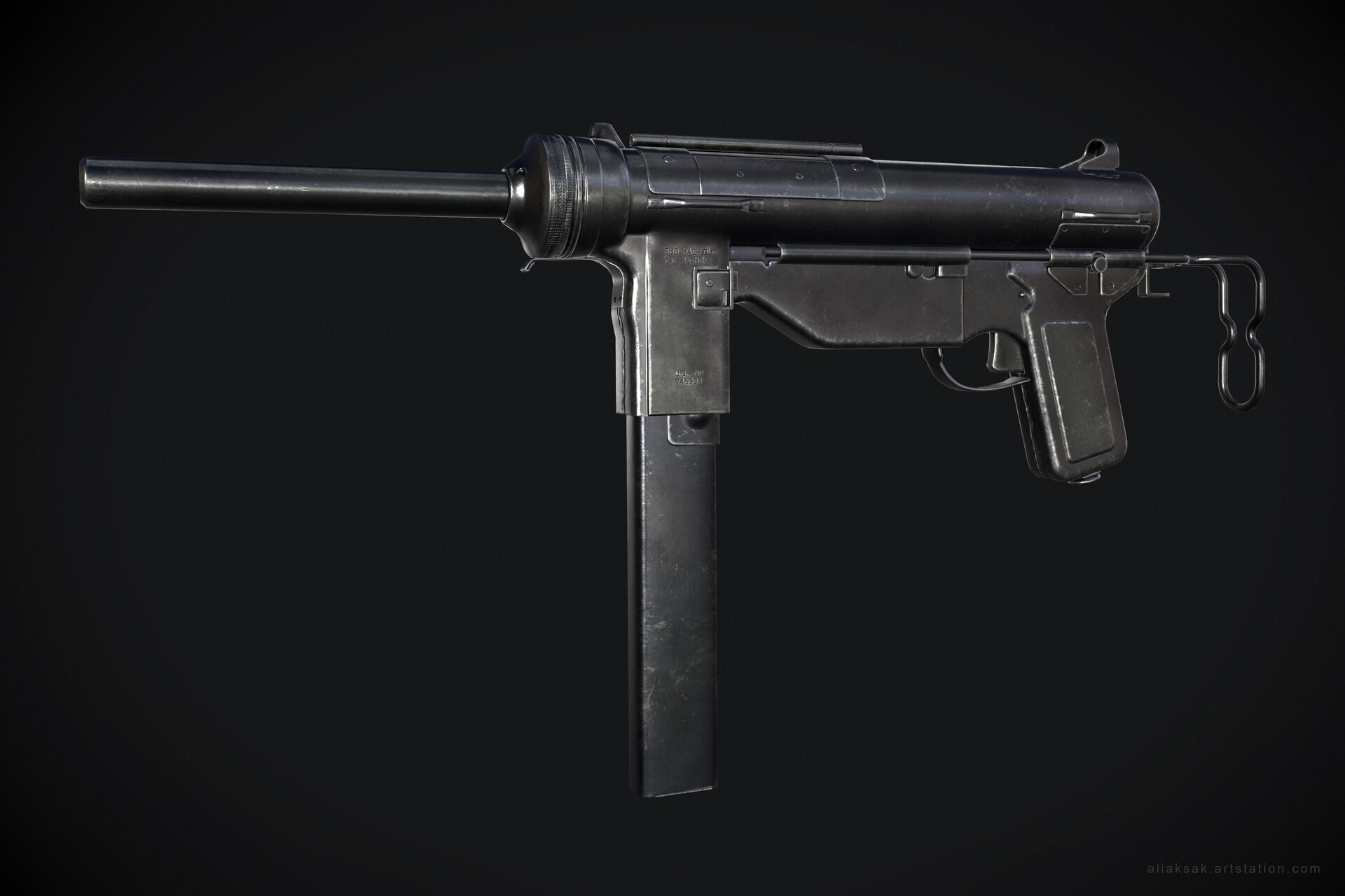 ArtStation - M3 Grease Gun