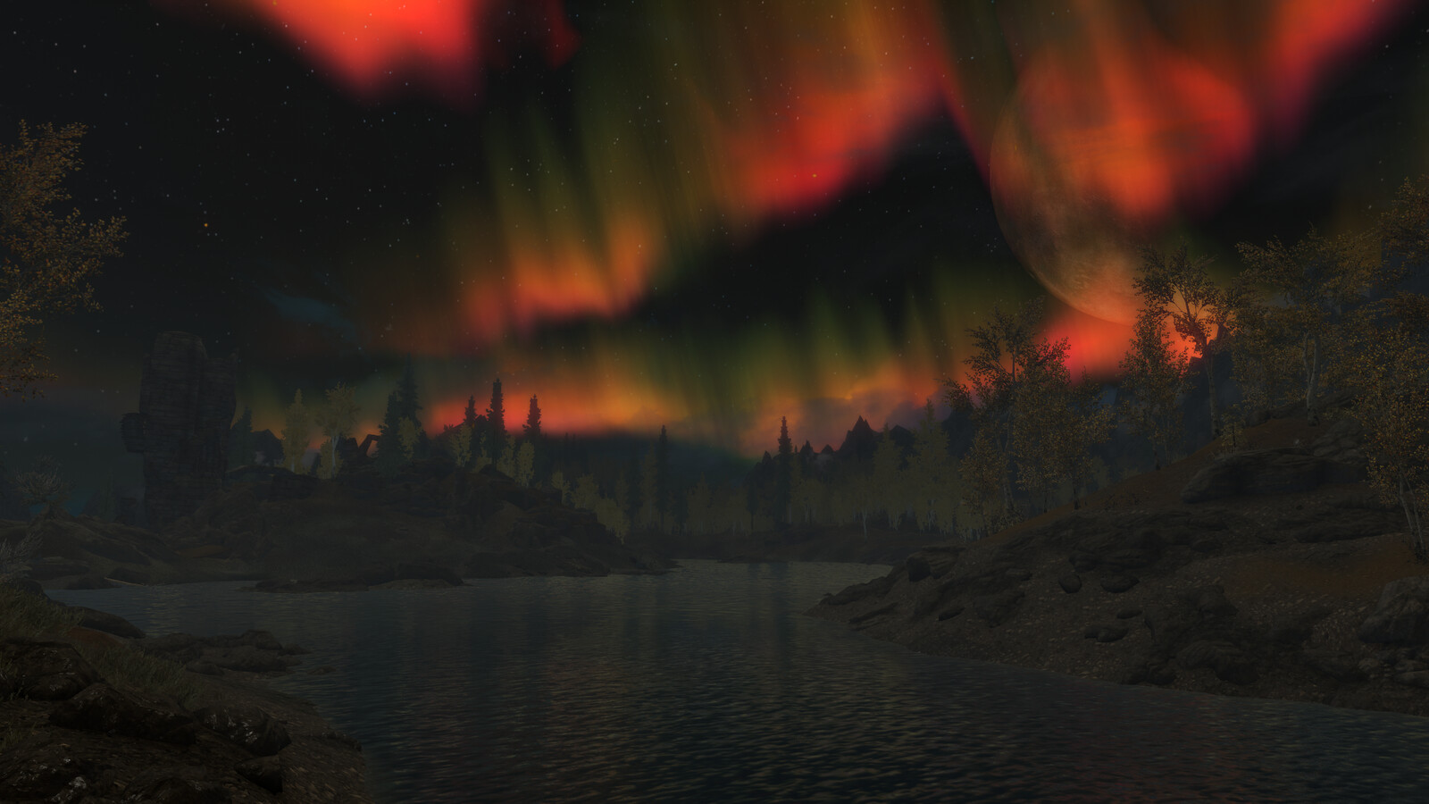 Reverse Pixel - The Elder Scrolls V Skyrim - Northern Lights