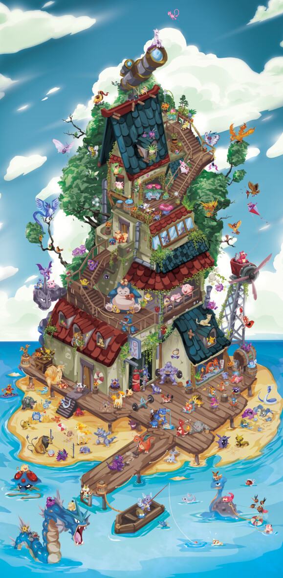 ArtStation - Pokémon Isle