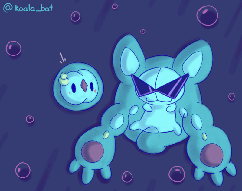 ArtStation - My Little Brother, Reuniclus