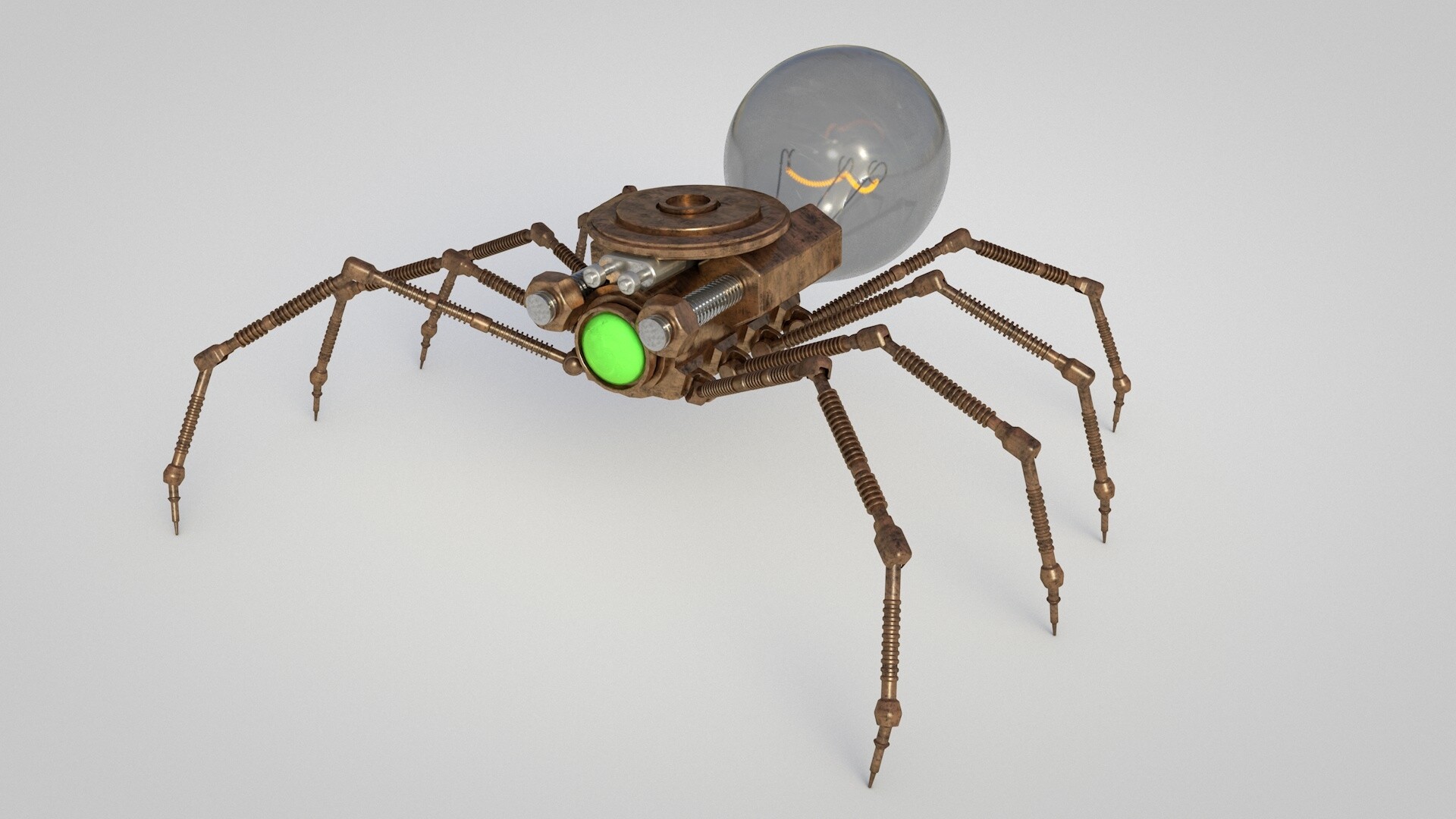 ArtStation - SteamPunk Spider