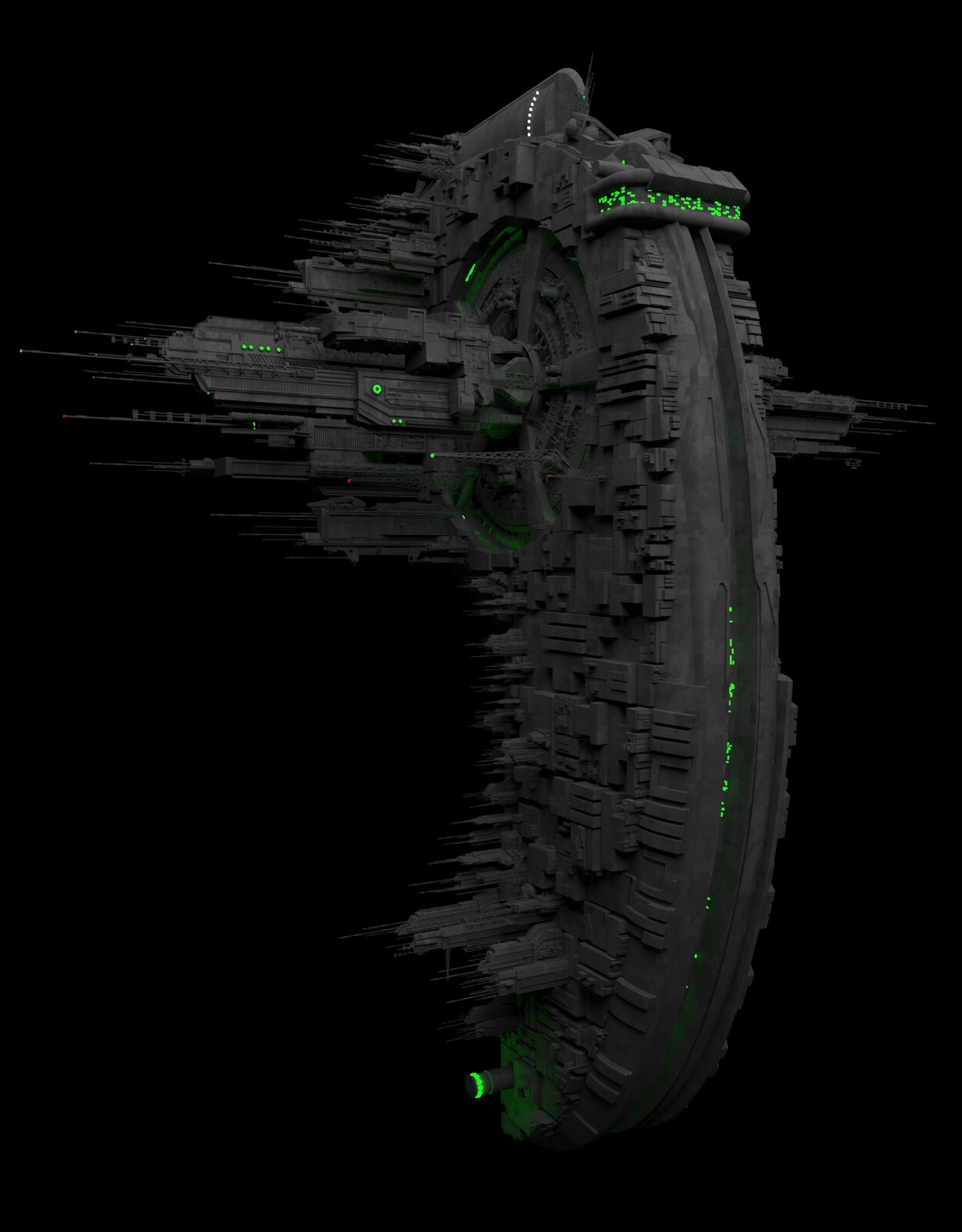 Ben Salley - Alien Battle Cruiser, Archer 1999