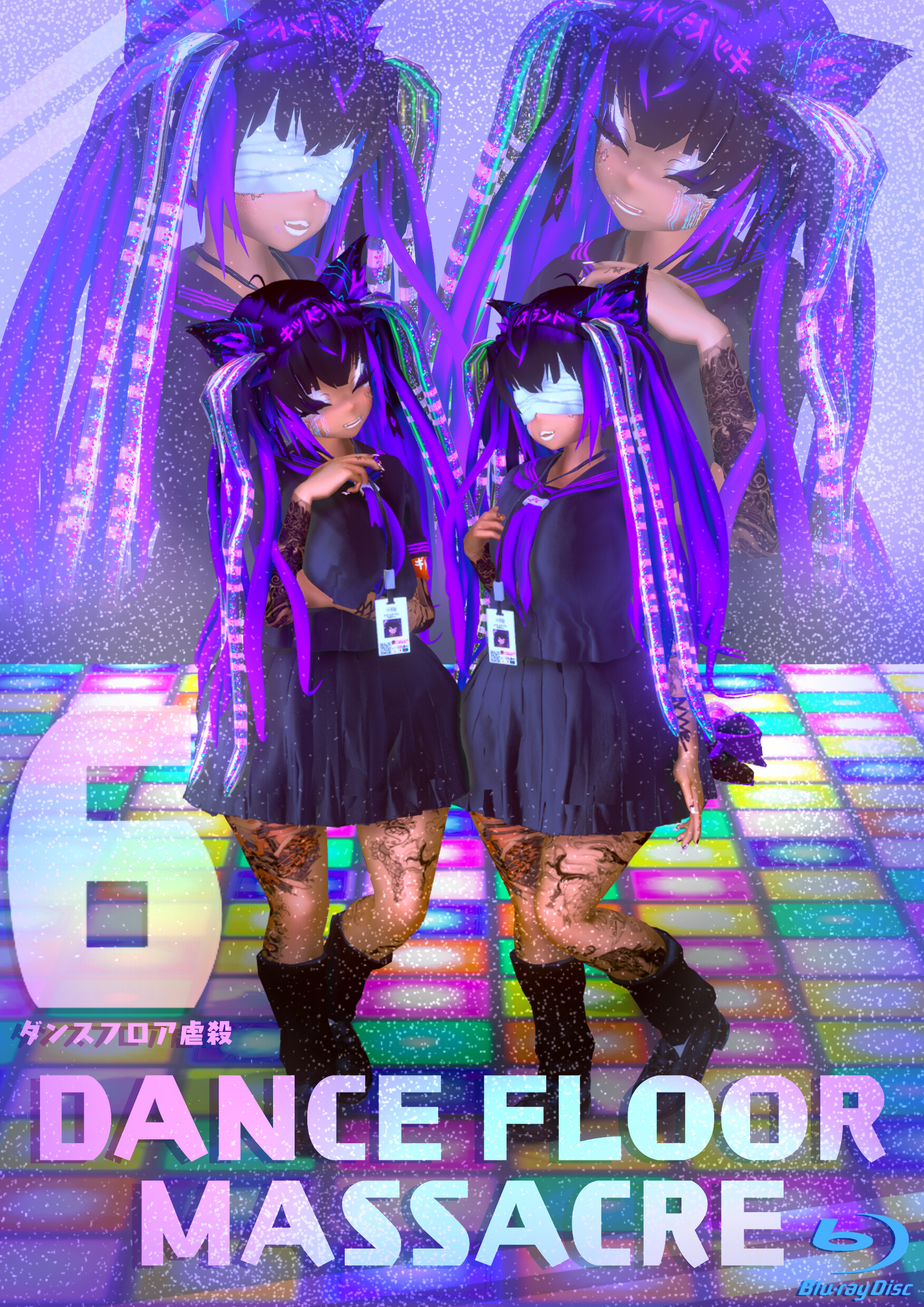 ArtStation - Dance Floor Massacre - DVD poster